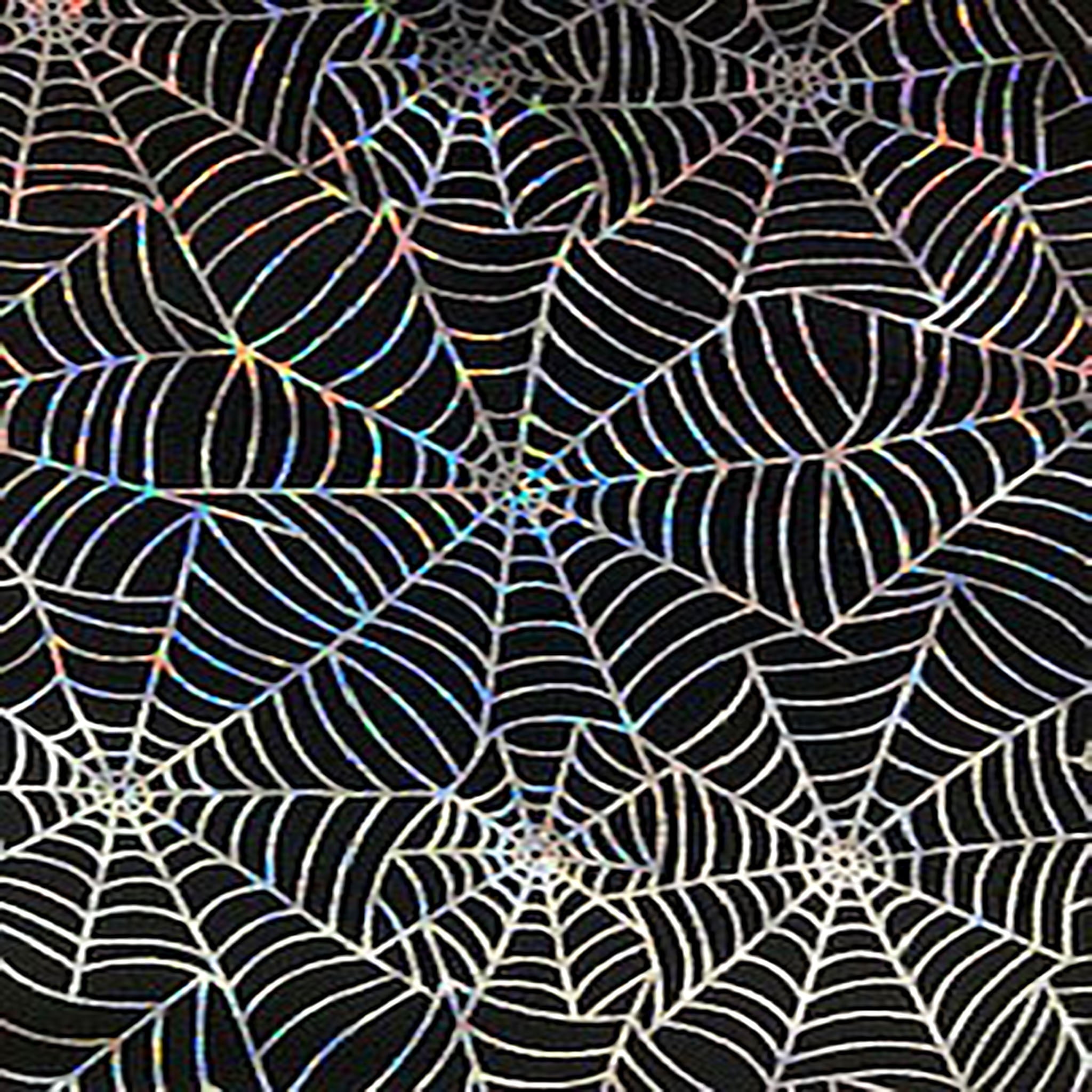 Hologram Jungle Spider Web: Stretch Polyester Spandex Fabric for ...
