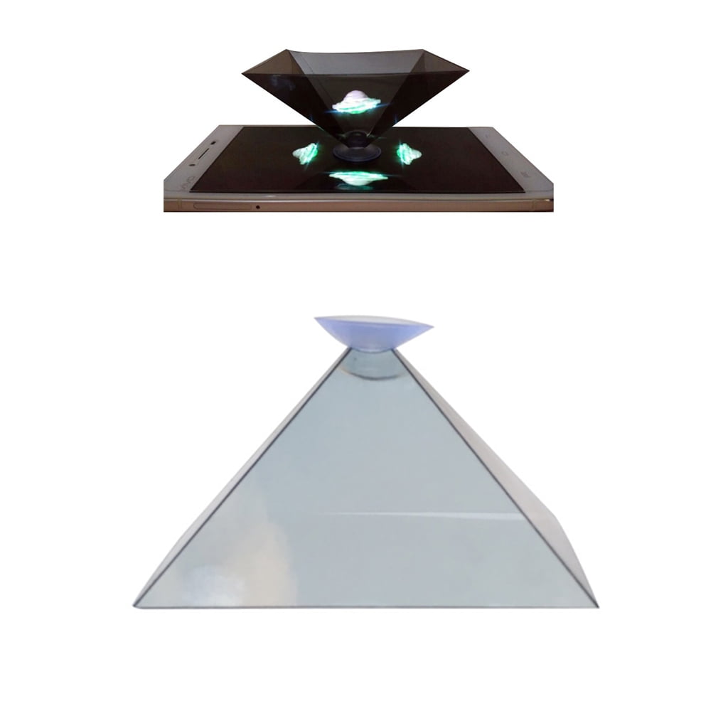 Hologram Projector Py-ramid Mobile Smartphone Hologram Display Stands ...