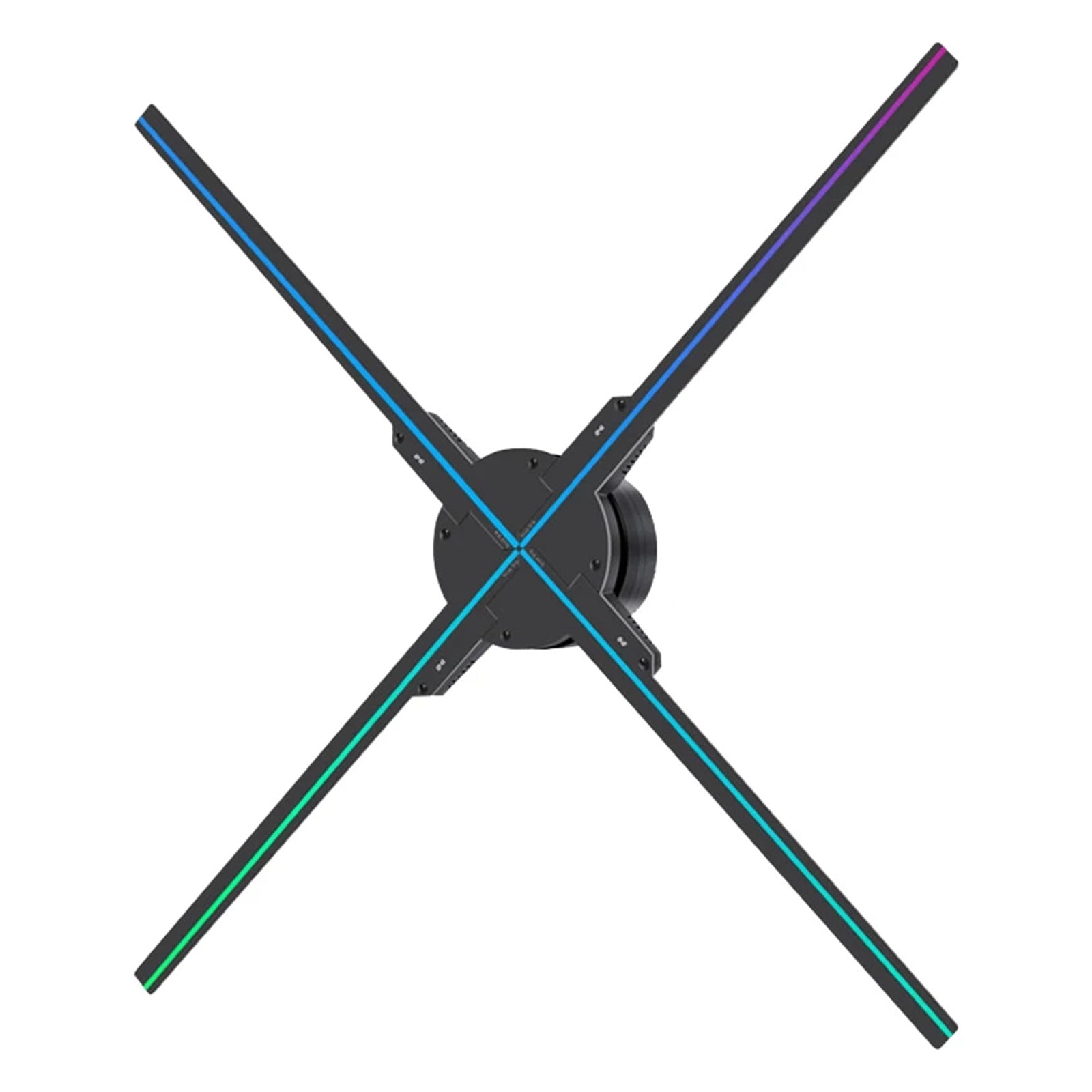 Holographic 3d Projetor Rotary Imaging Fan Screen Led Screenless ...