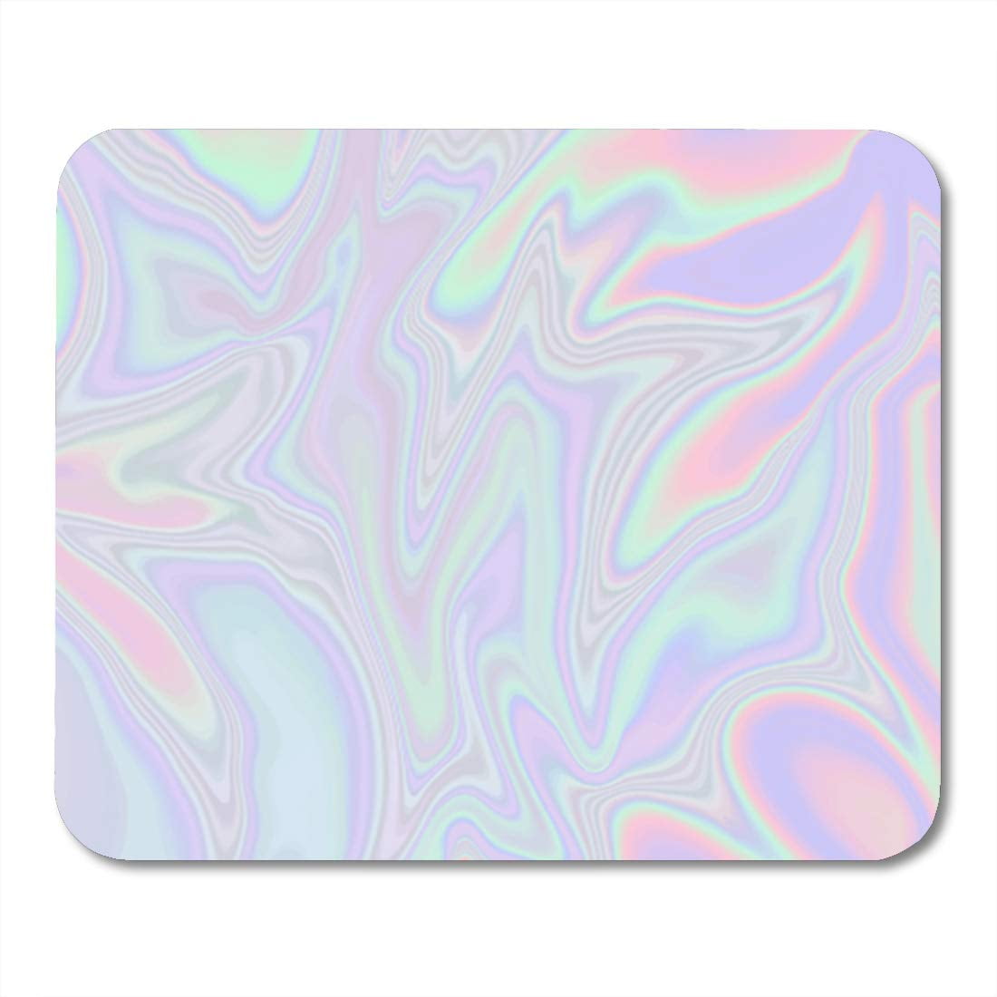 Holographic Abstract in Pastel Neon Color for Your Modern Mousepad ...