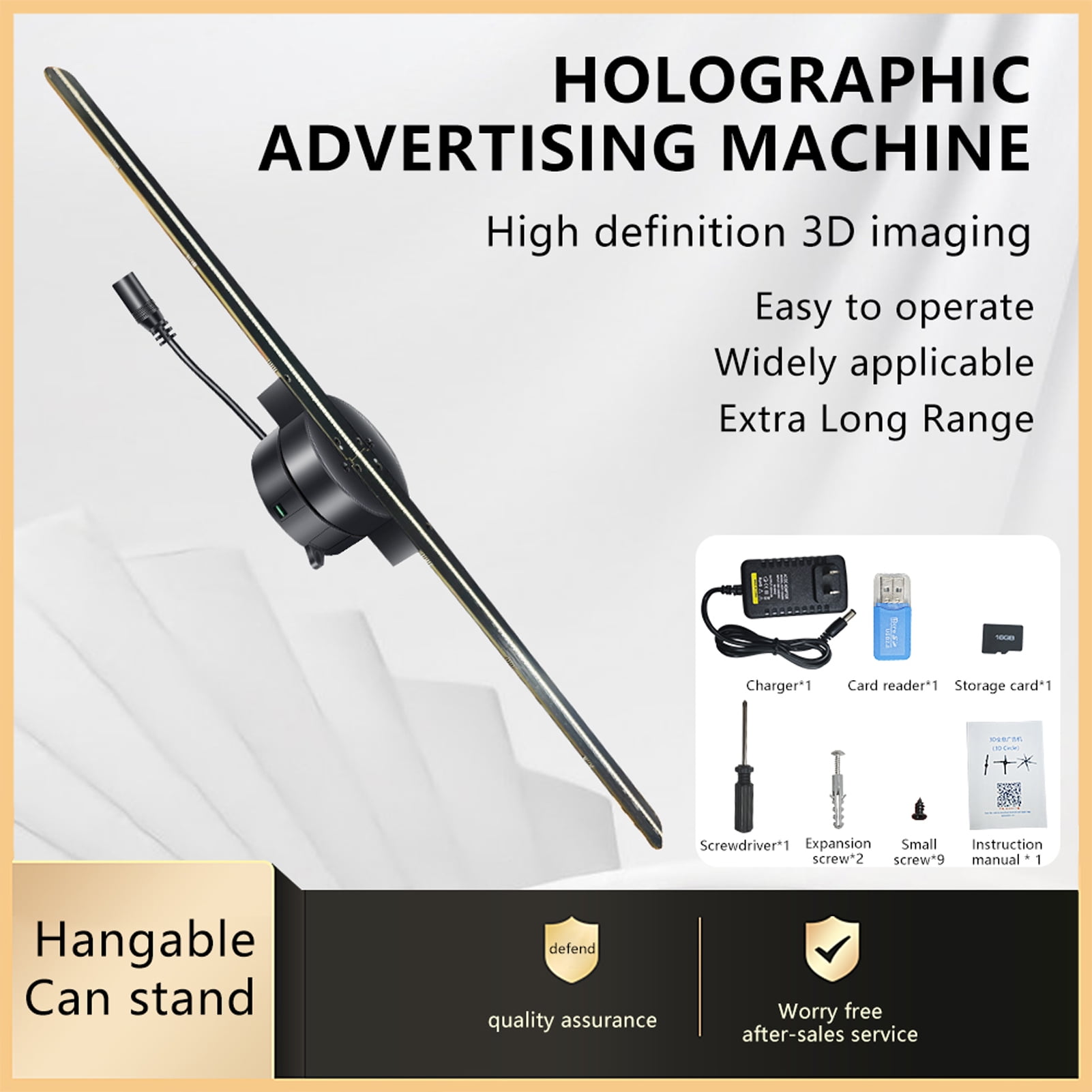 Holographic Advertising Machine,3d Support App Upload 3d Functions ...