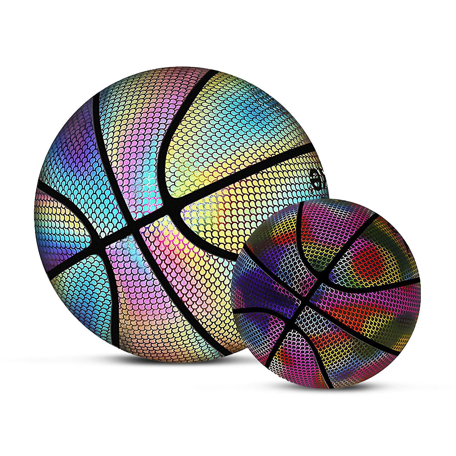 Holographic Basketball Sports Glowing Reflective Luminous Basketball ...