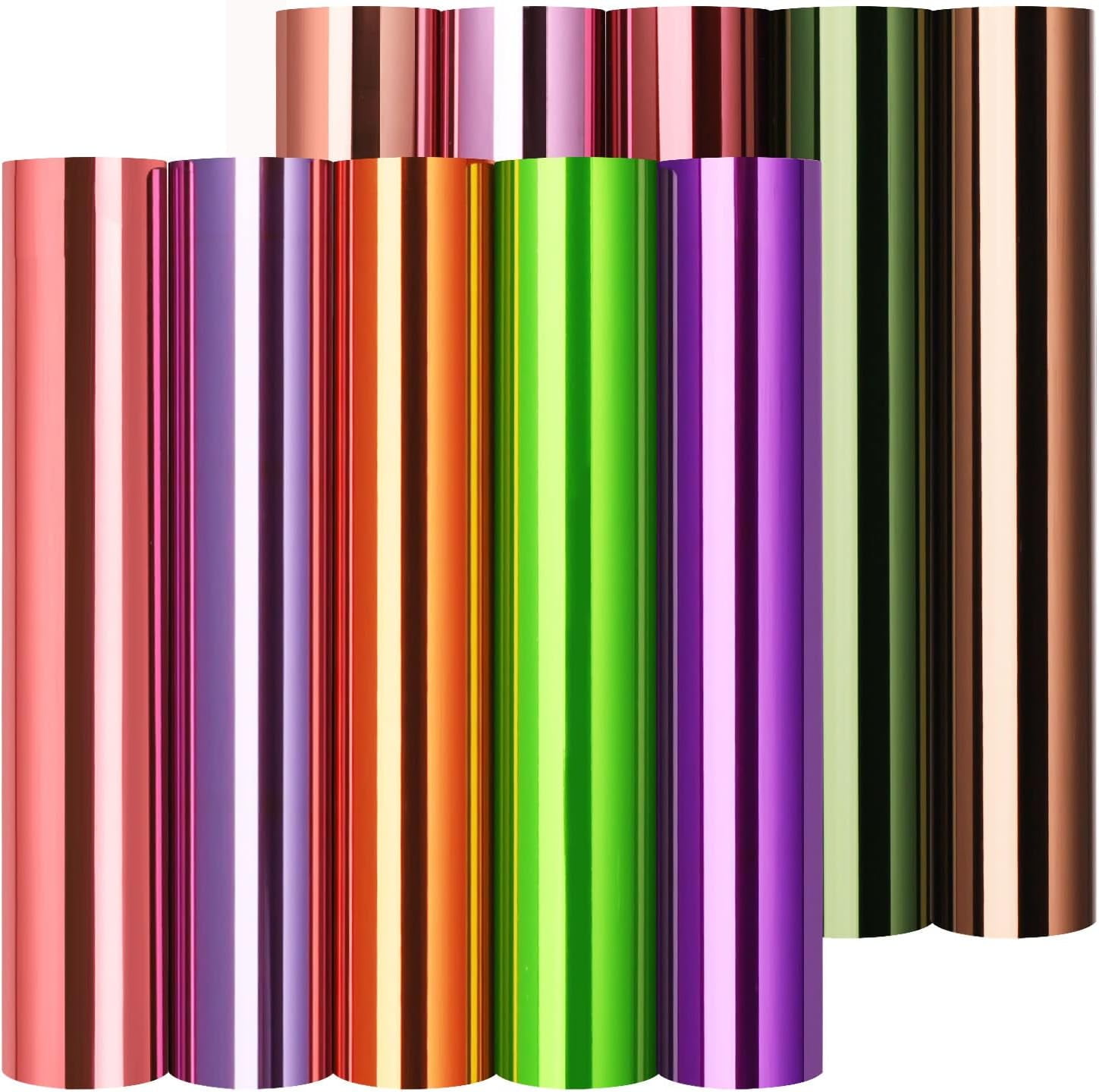 Holographic Chrome Adhesive Craft Vinyl Bubble Free Metallic Adhesive ...