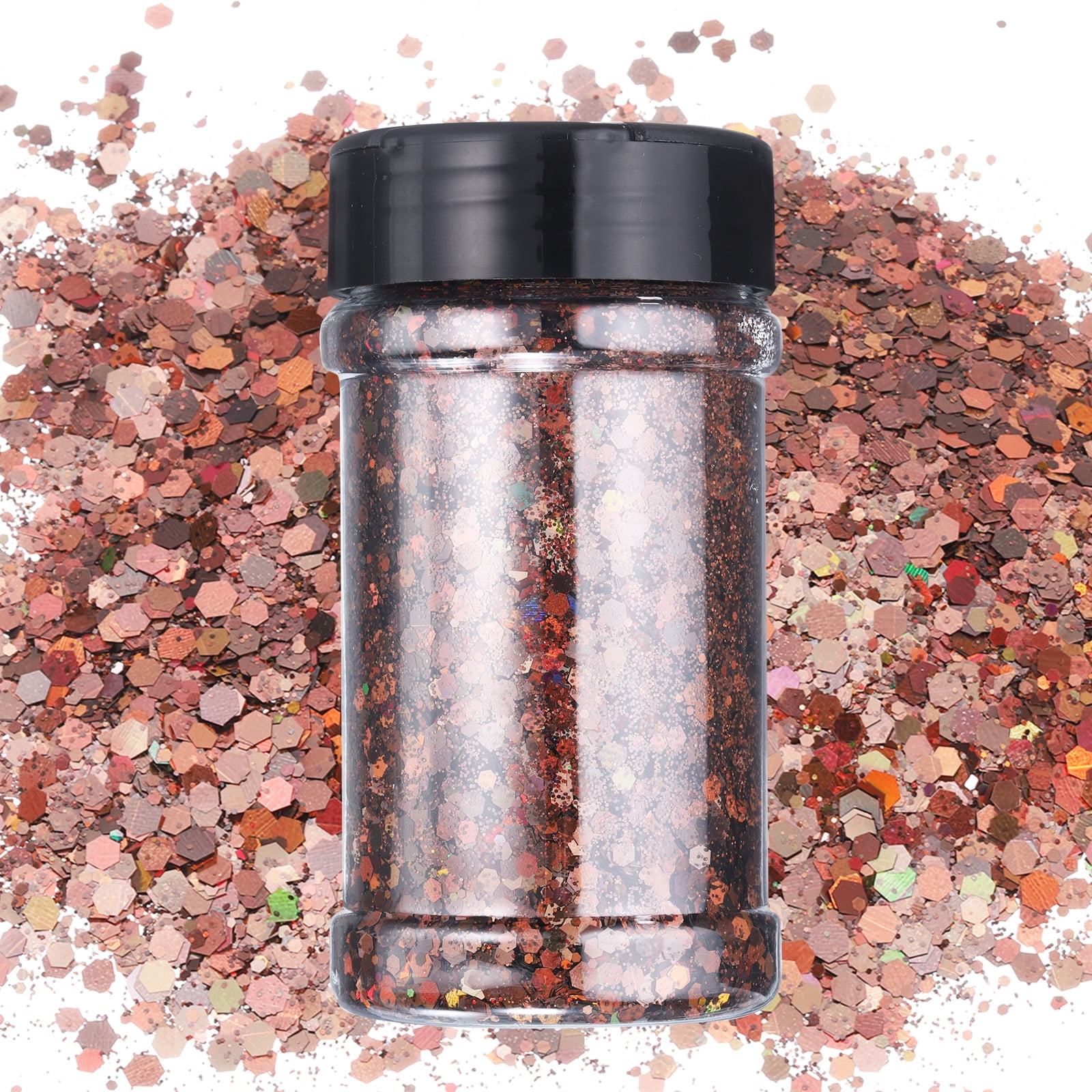 Holographic Chunky Flare, 3.5oz/100g Coffee Craft Flare Powder Mixed ...