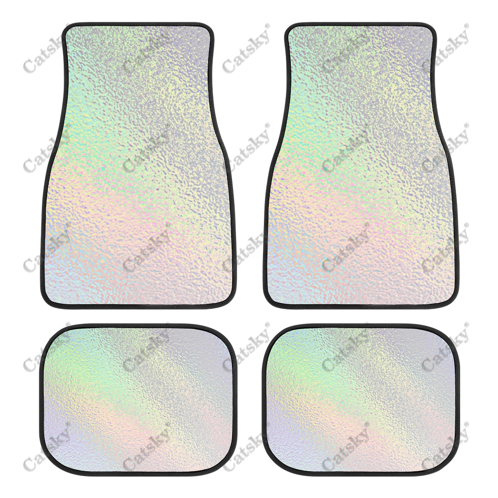 Holographic Colors Car Floor Mat Vintage Carpet Anti-Slip Rubber Mat ...
