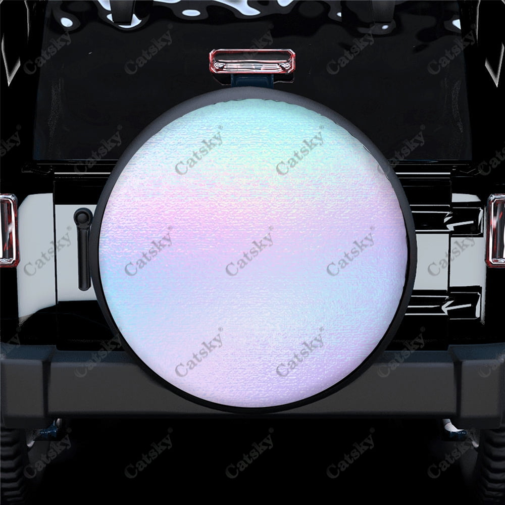 Holographic Colors Print Spare Tire Cover Waterproof Tire Wheel ...