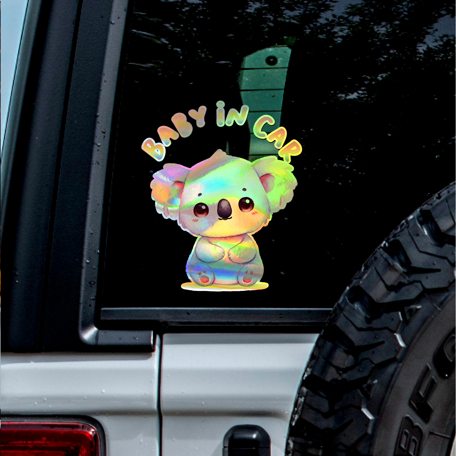 (Holographic Effect, 0.8'' X 1'') Sticker Of Cartoon Car Stickers For ...