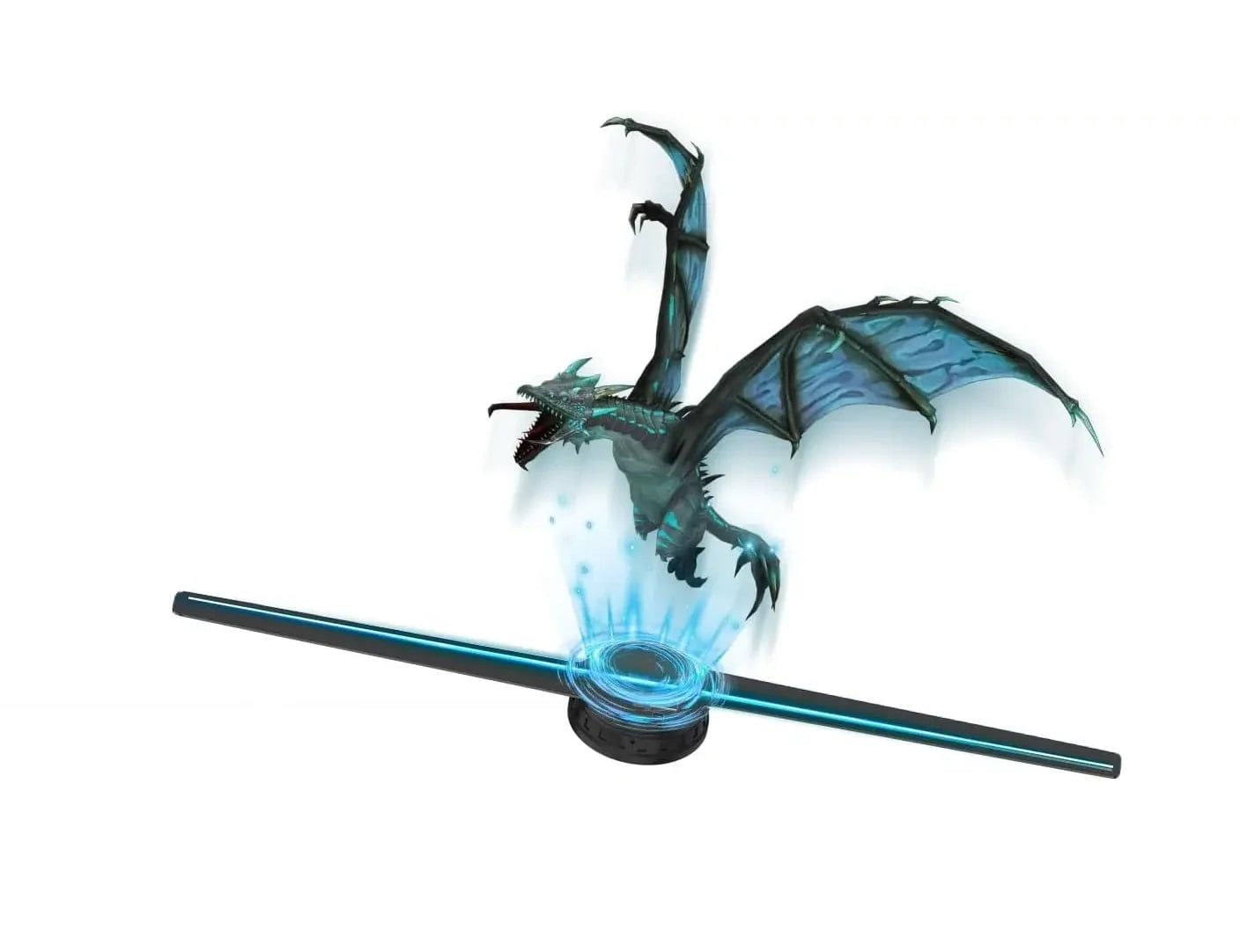 Holographic Fan, 3D Hologram Fan 3D Holographic Projector Advertising ...