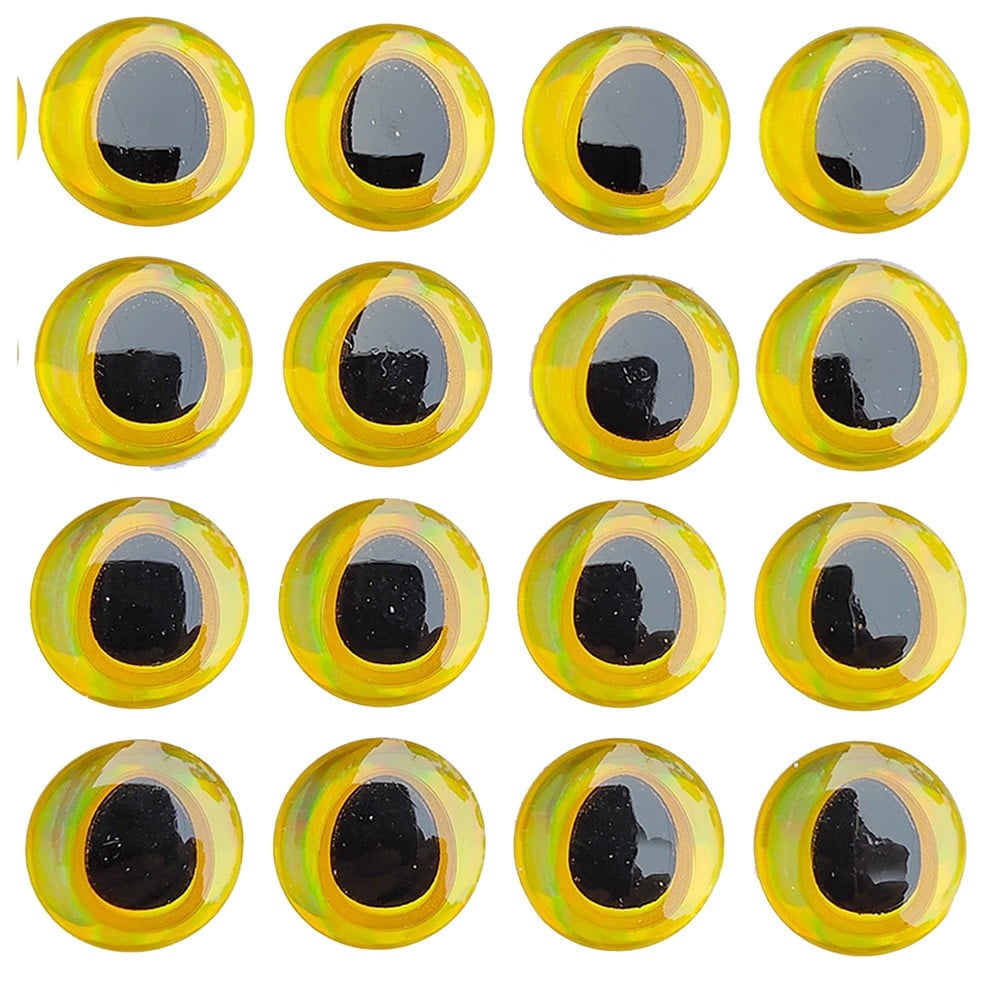 Holographic Fishing Lure Eyes 3D-Fish Eyes Artificial Fish Eyes Eyes 6 ...