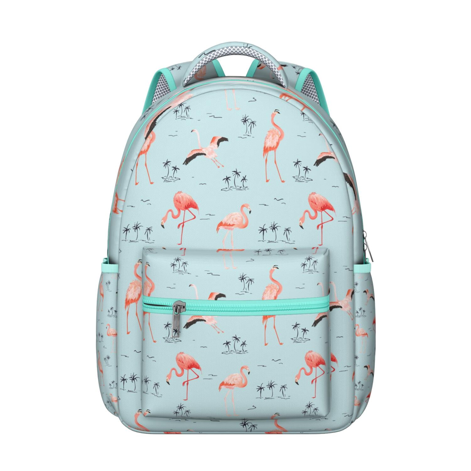 Holographic Flamingo Backpack - Iridescent School Bag That Changes ...