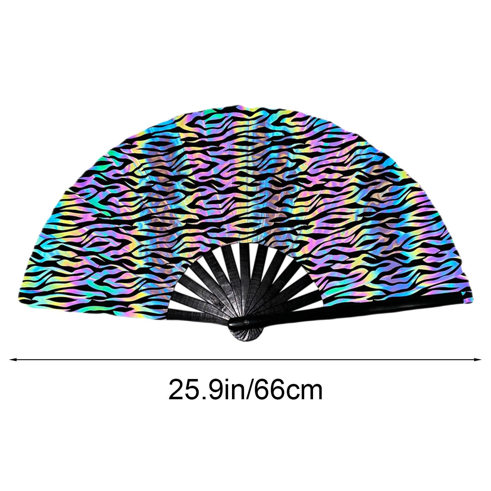 Holographic Folding Clap Fans D Model For Line Dancing Foldable Holding ...