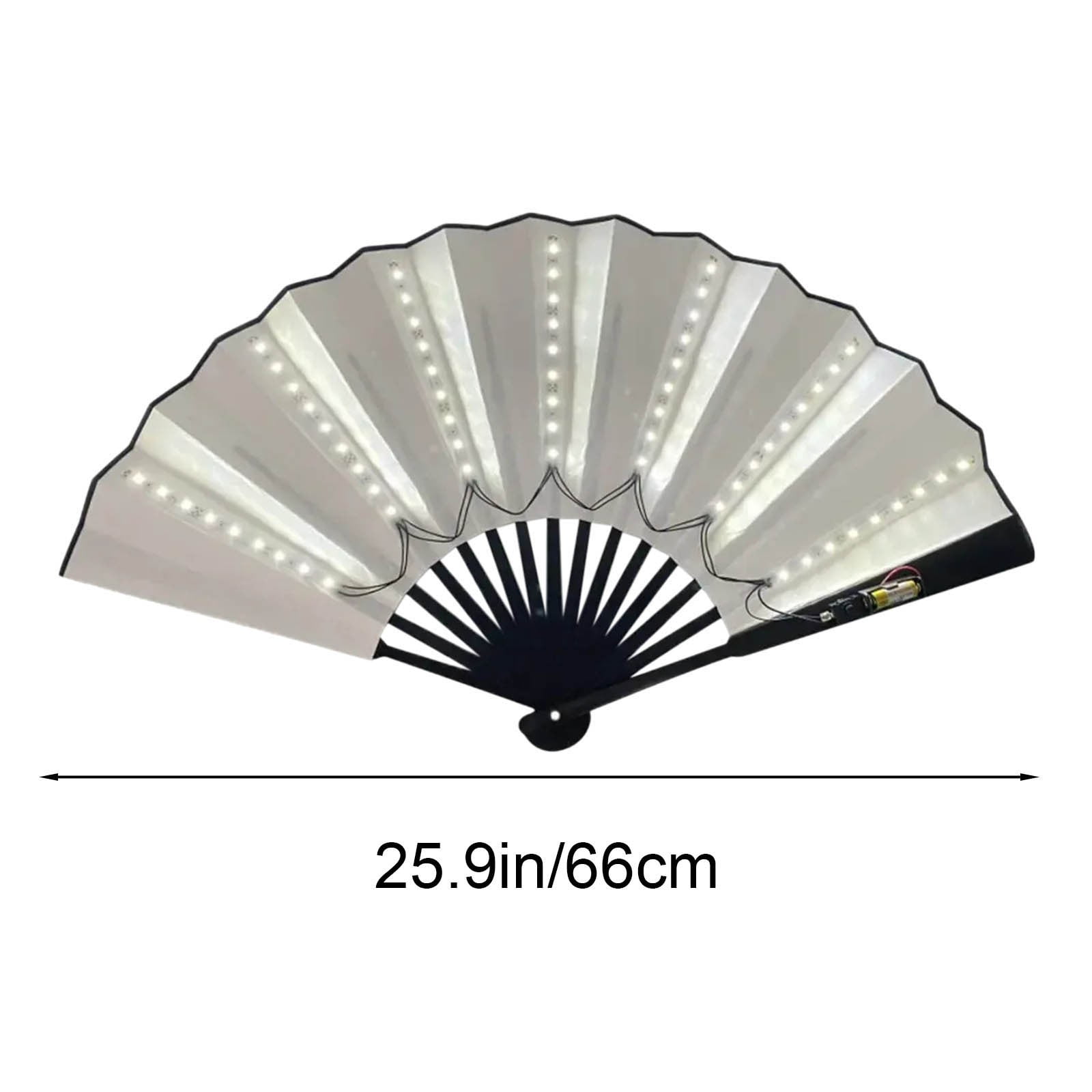 Holographic Folding Clap Fans with Light - Traditional Chinese Kung Fu ...