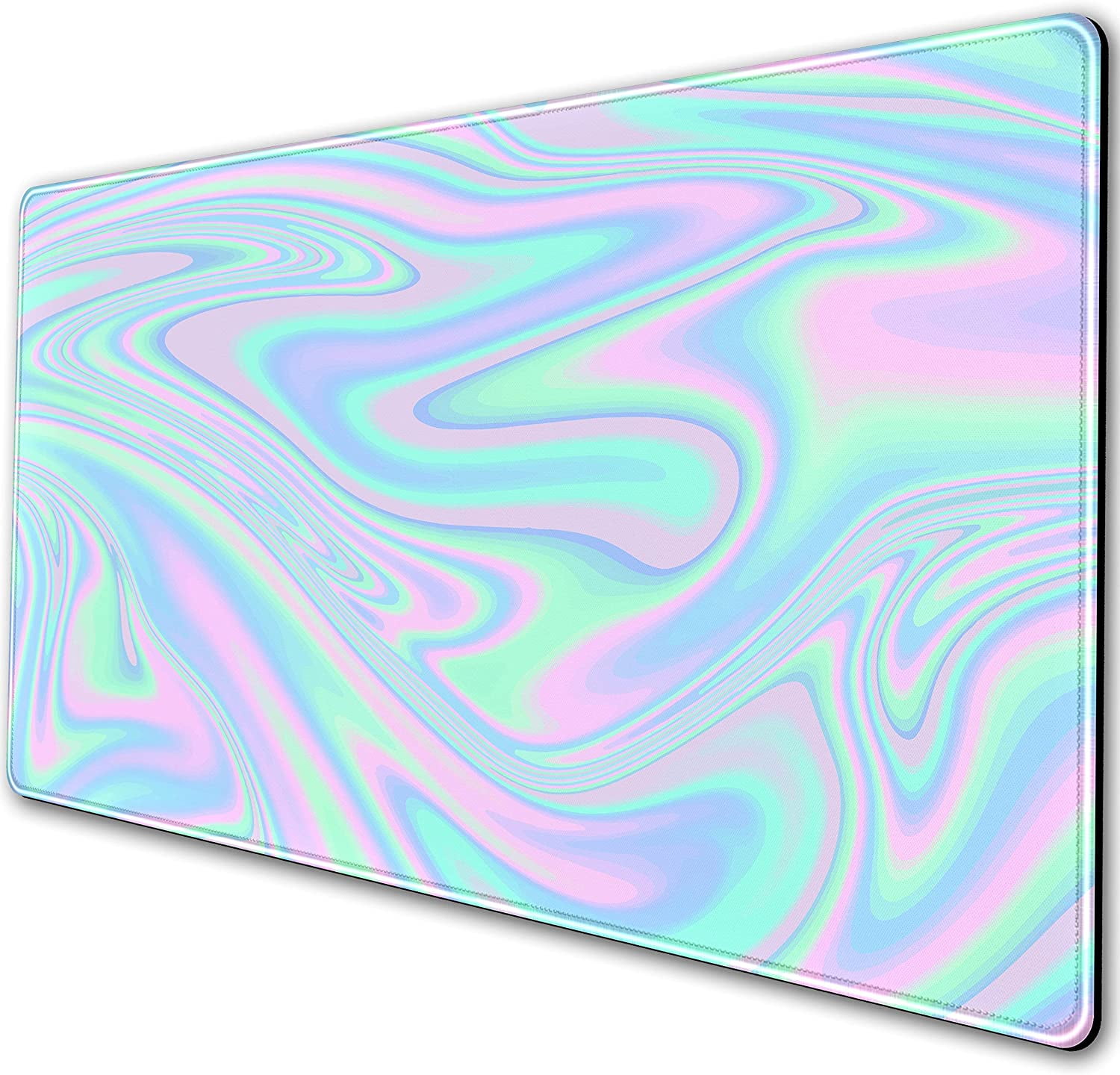 Holographic Gaming Mouse Pad Iridescent Mousepad Extended Desk Mat ...