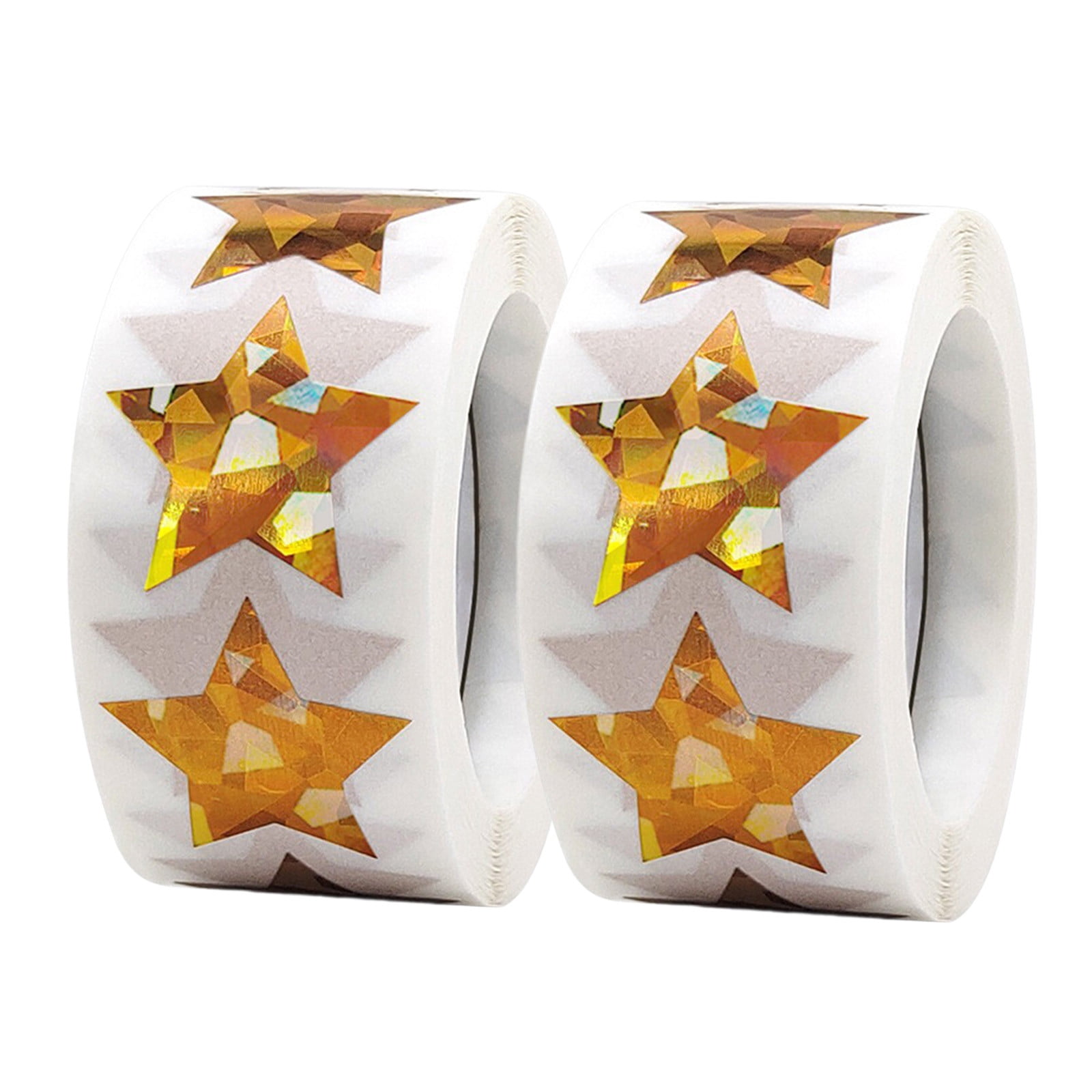 Holographic Gold Star Stickers for Kids Reward, 1000 Pcs Foil Star ...
