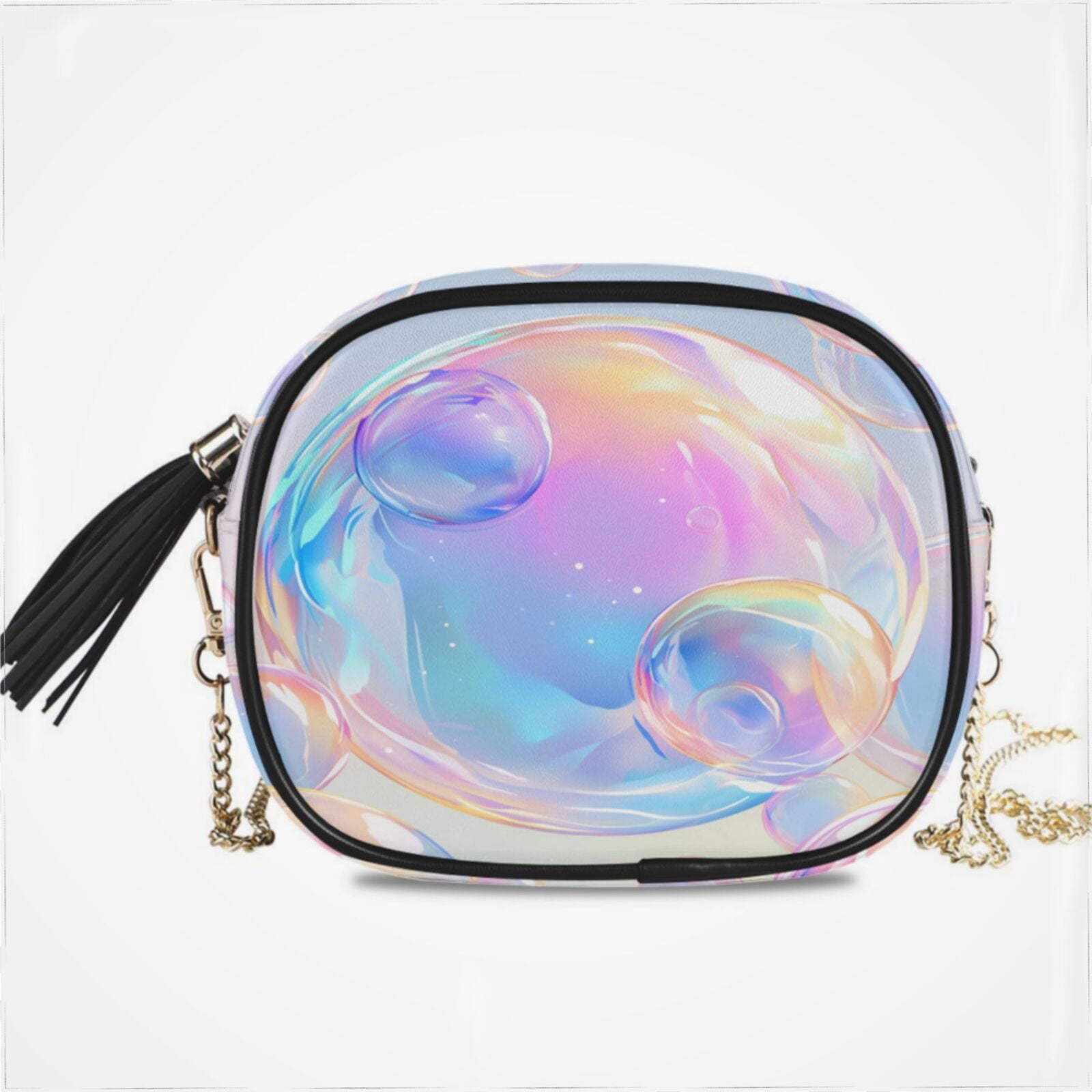 Holographic Gradient Color (2) Women'S Vintage Crossbody Bag Fashion ...