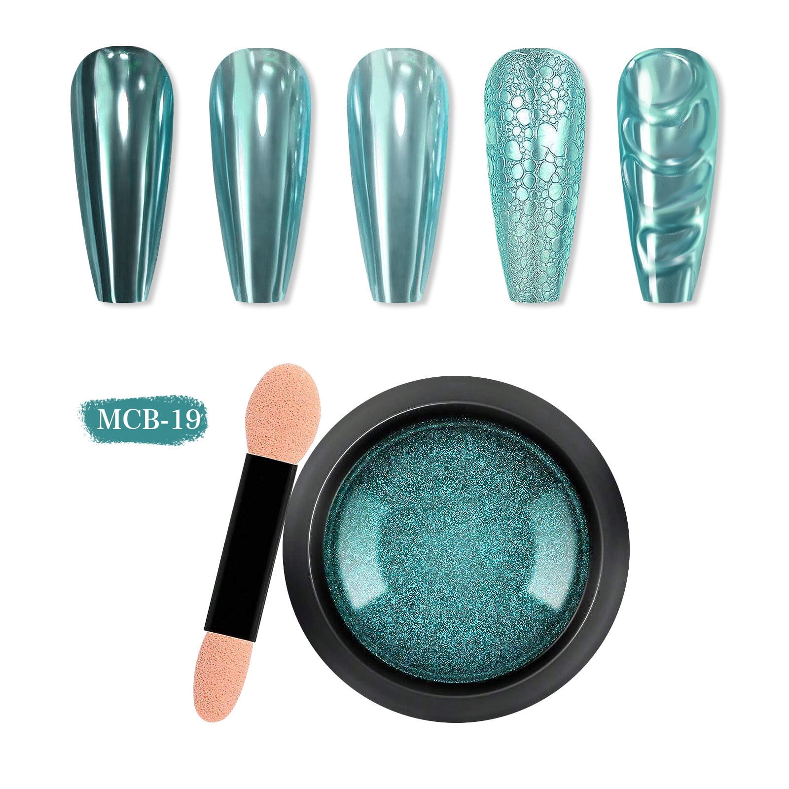Holographic Nail Gel, Mirror Effect Nail Polish, High-Density Painted ...