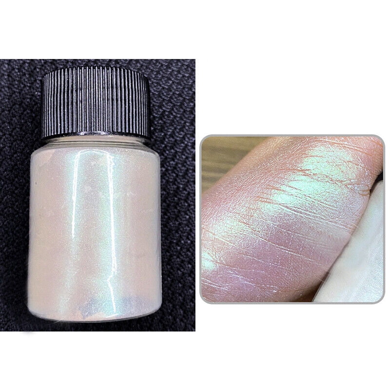 Holographic Neon Shimmer Glitter Nail Pigment Powder Chrome Rubbing ...
