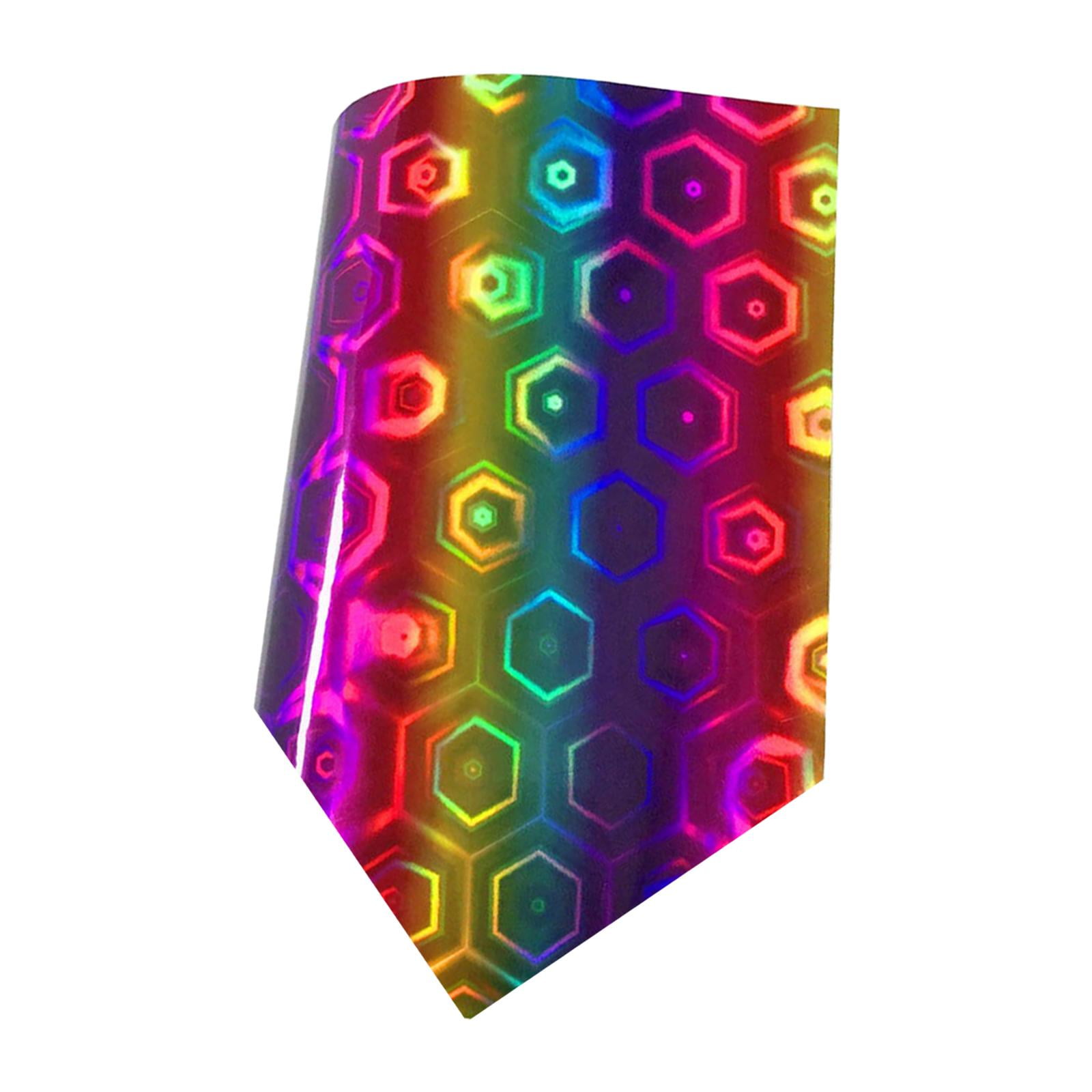 Holographic Rainbow Heat Transfer 12" x 12" Decorative Sheet Htv for ...