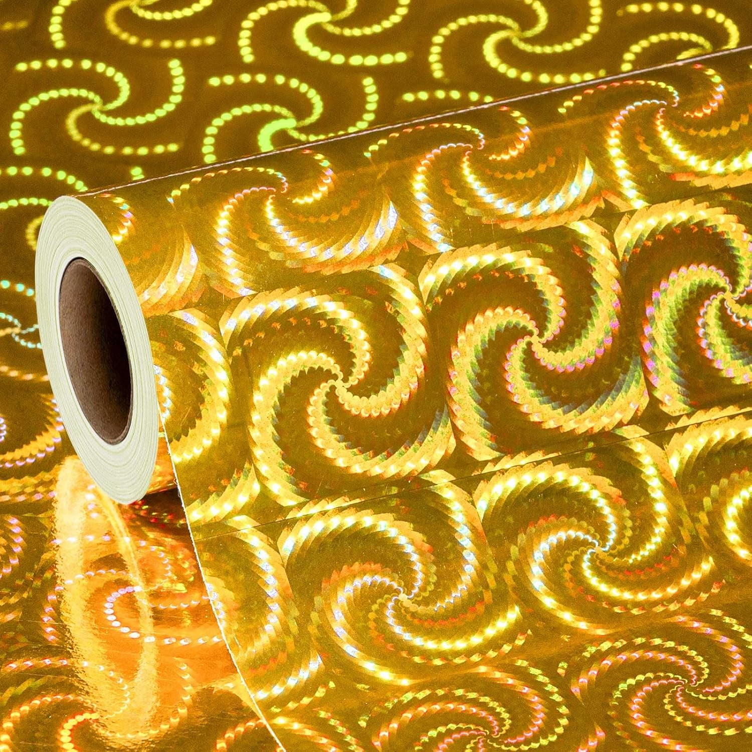 Holographic Wrapping Paper Roll - Mini Roll - 17in x 32.8 Feet ...