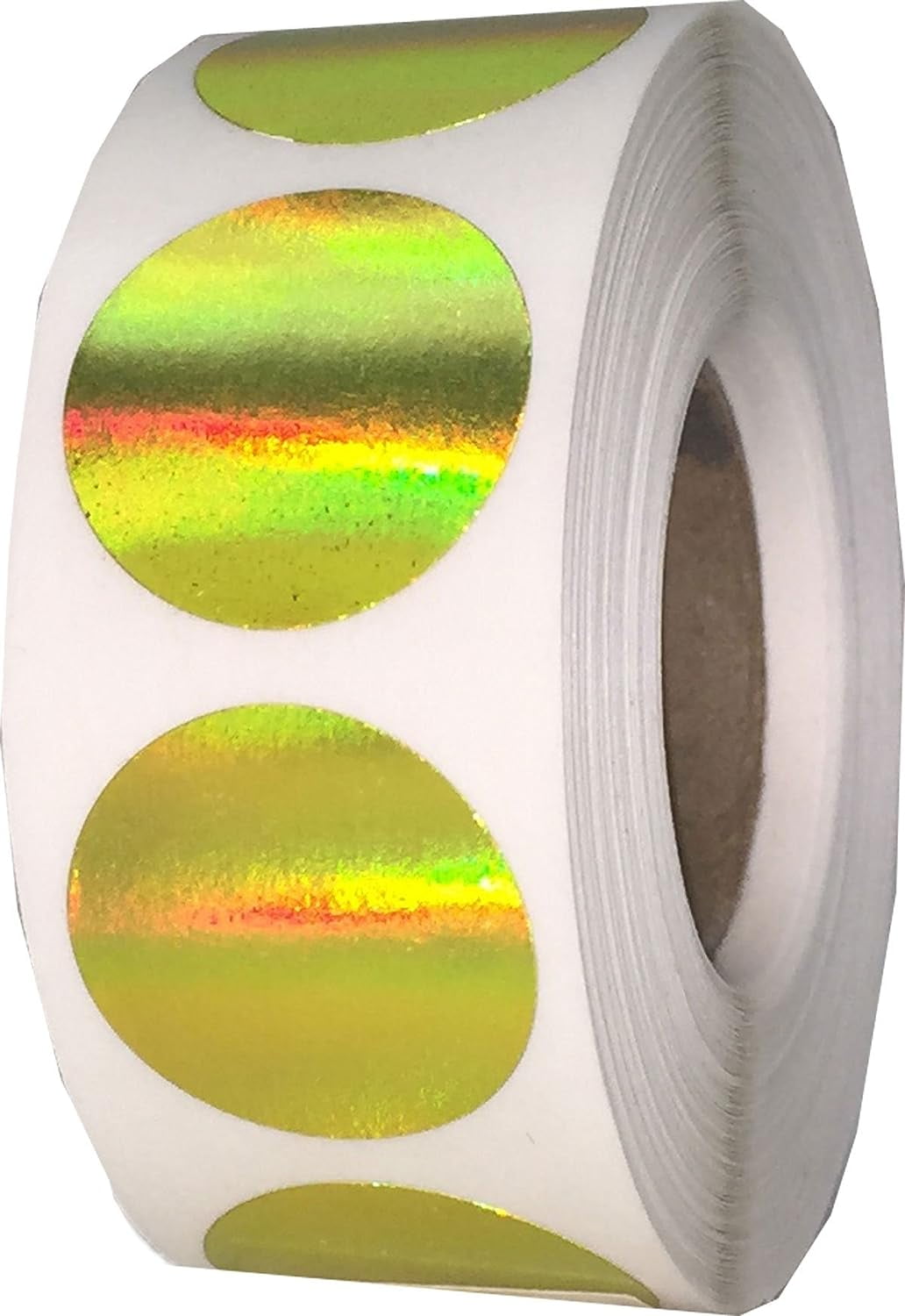 Holographic Yellow Color Coding Labels for Organizing Inventory 19 mm 0 ...