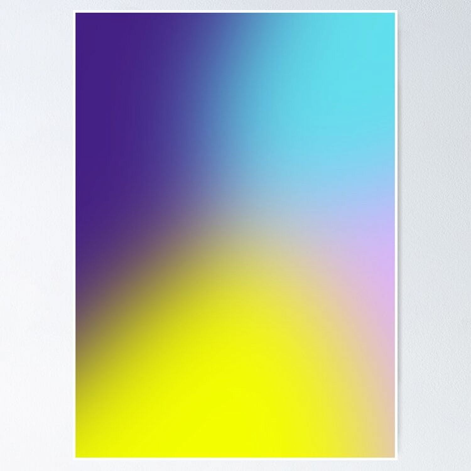 Holographic candy gradient- candy gradient background UNFRAMED Poster ...