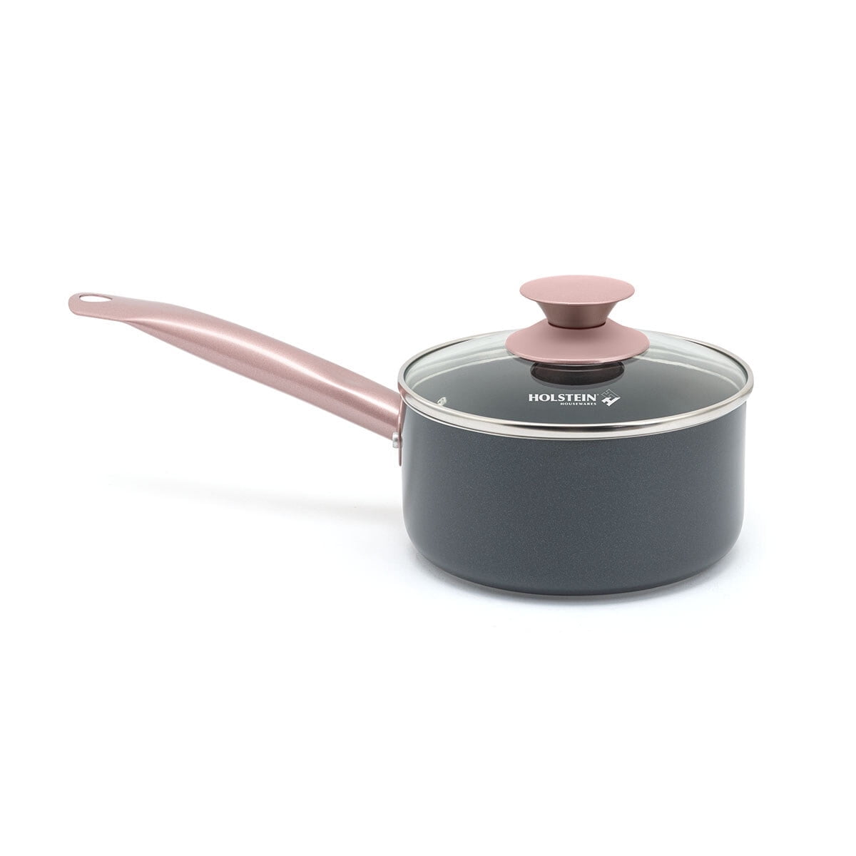 Holstein Housewares 1.5QT Ceramic Non-Stick Saucepan, Easy to Clean ...