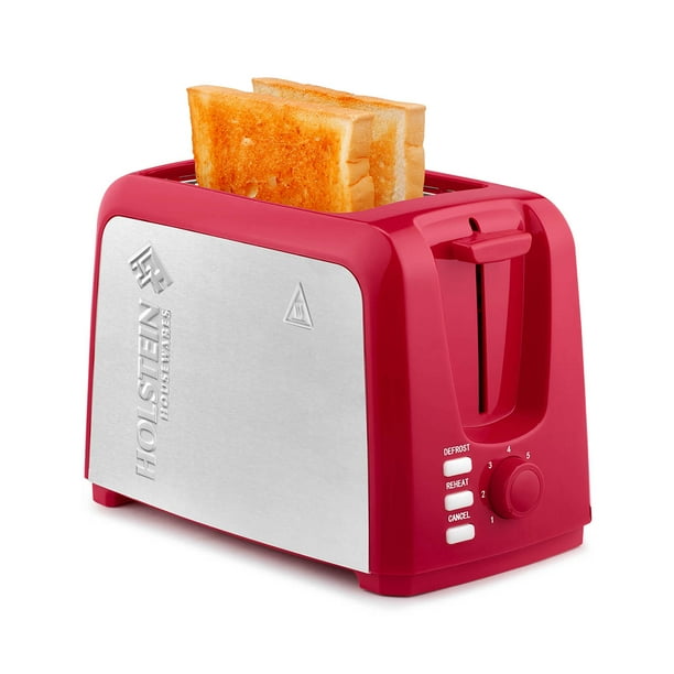 Holstein Housewares 2 Slice Toaster With Defrost And Reheat Function