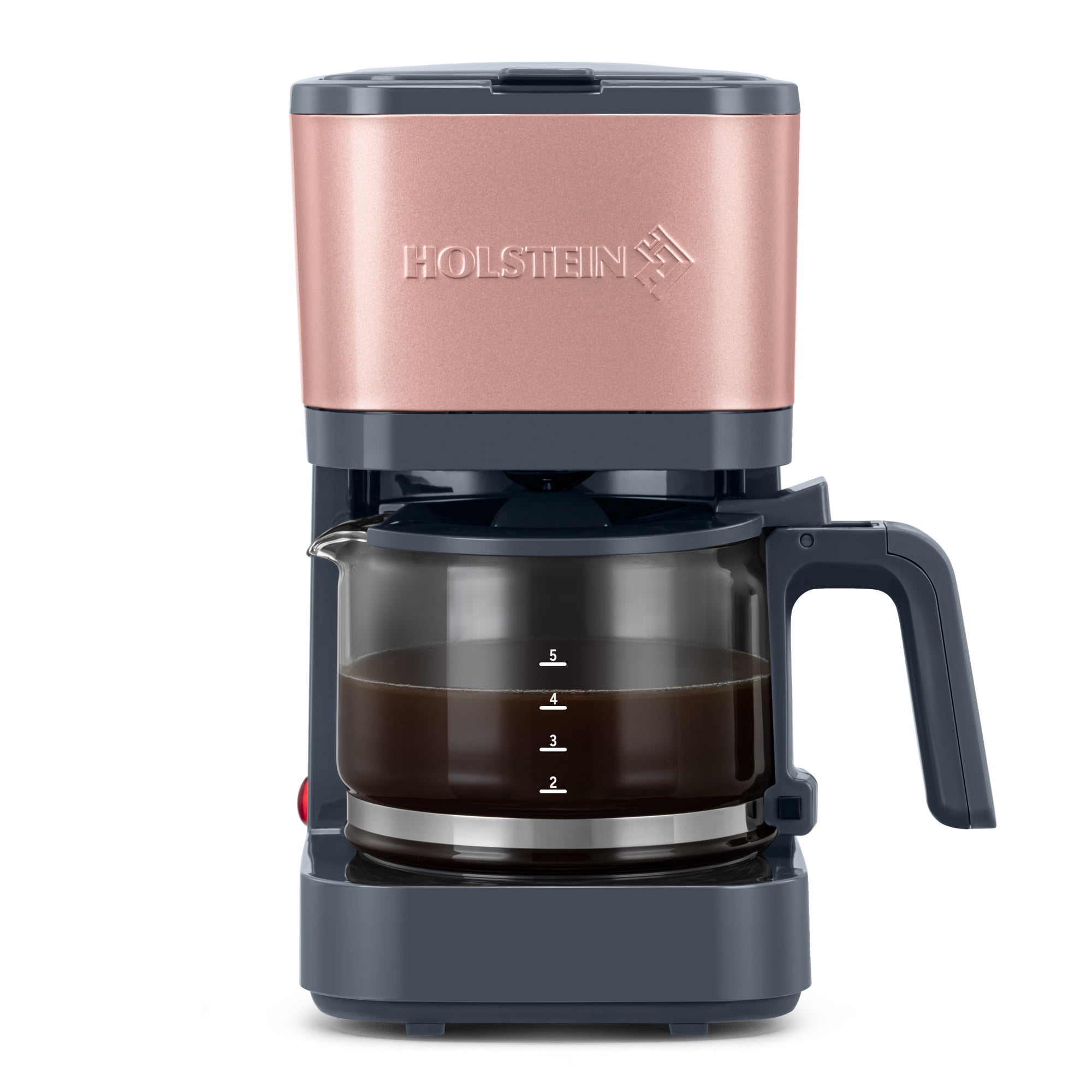Holstein Housewares 5-Cup Coffee Maker with Auto Pause and Permanent ...