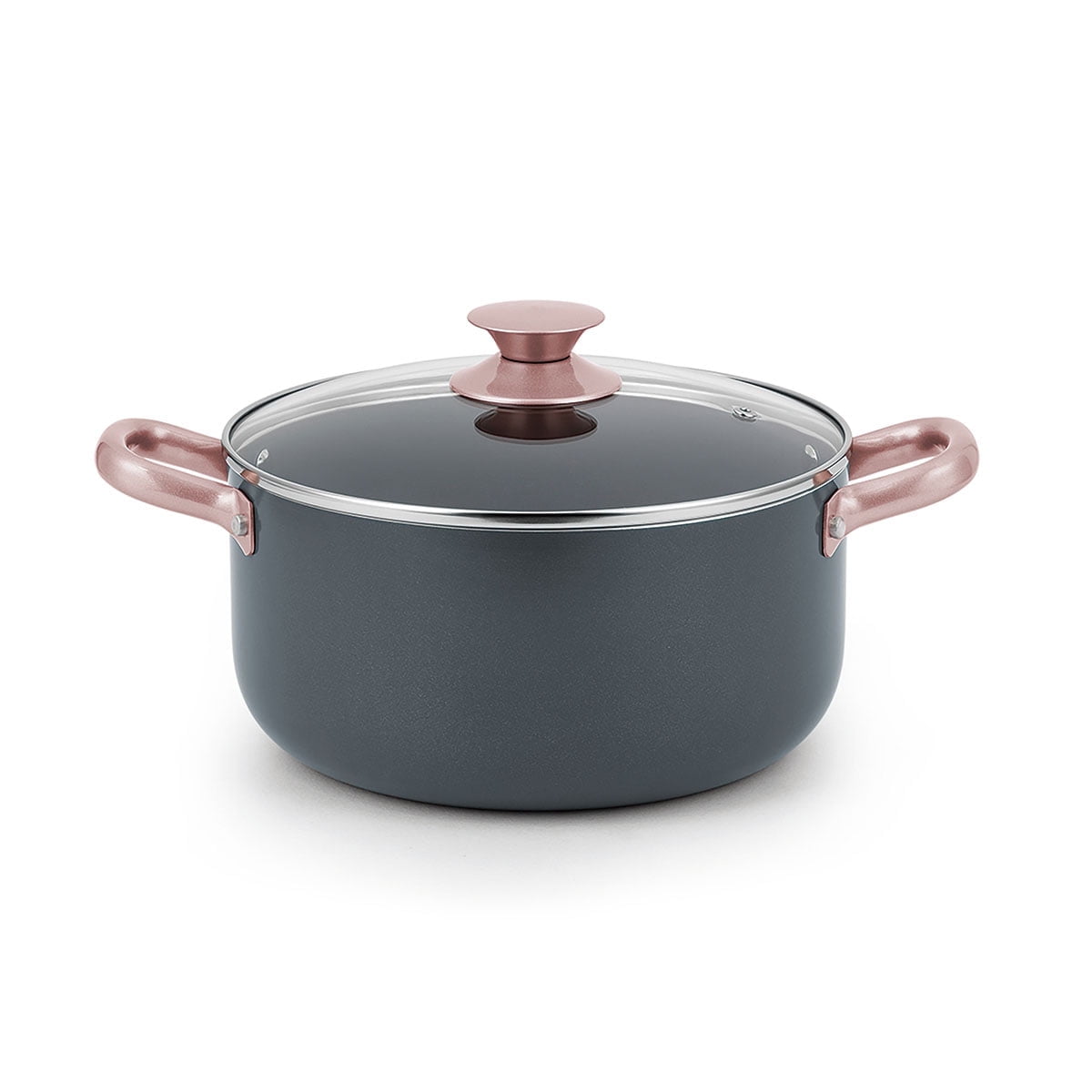 Holstein Housewares 5 QT CERAMIC NON-STICK CASSEROLE – Family Size ...