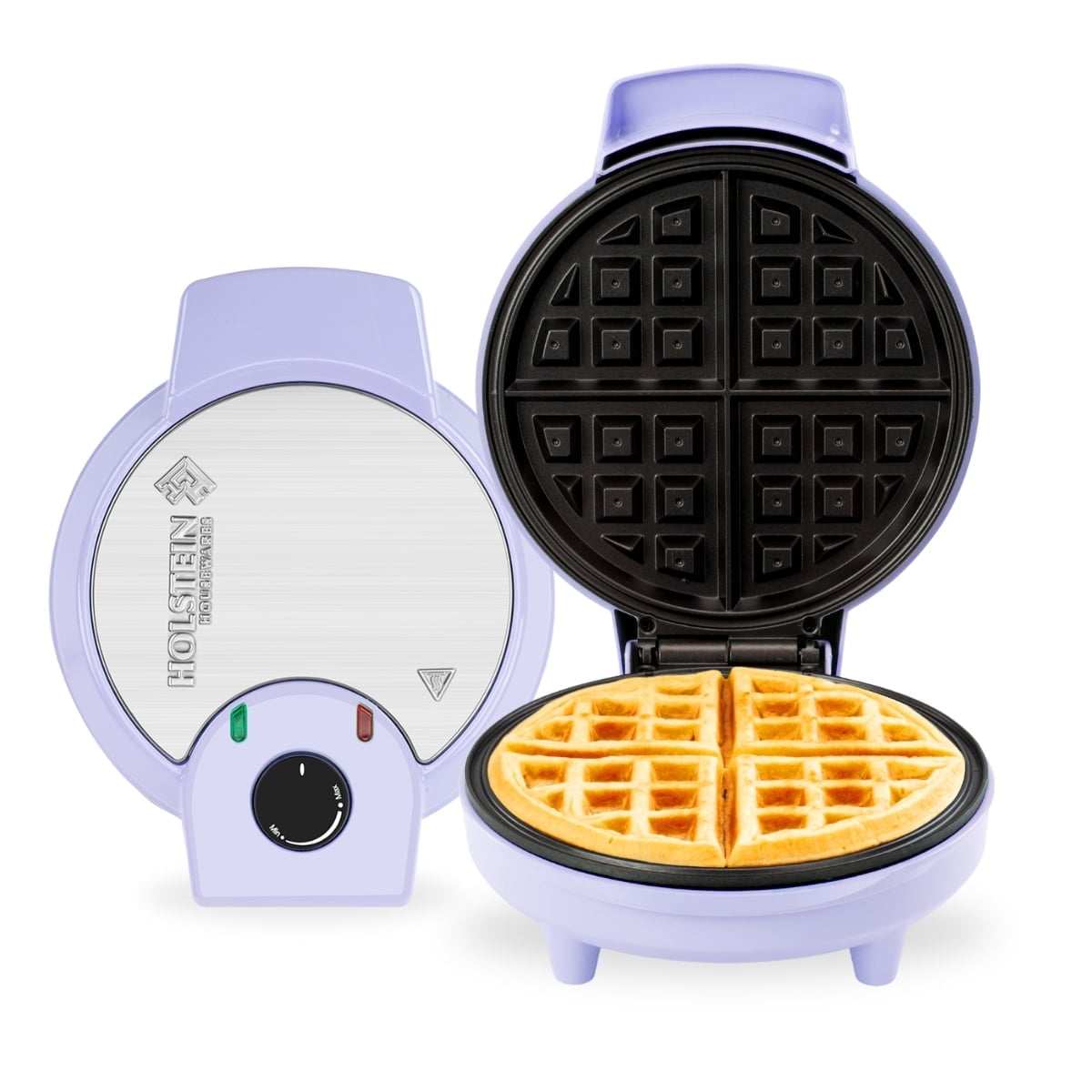 Holstein Housewares 7-Inch Non-Stick Belgian Waffle Maker with ...