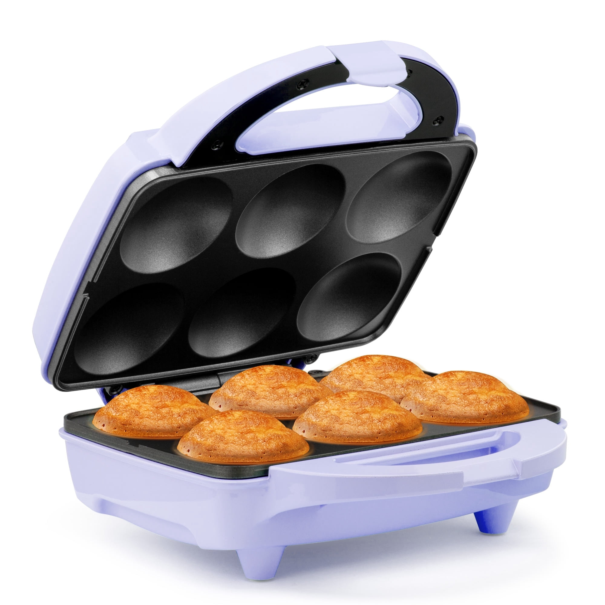 Holstein Housewares Non-Stick Cupcake Maker, Lavander, Makes 6 Cupcakes ...