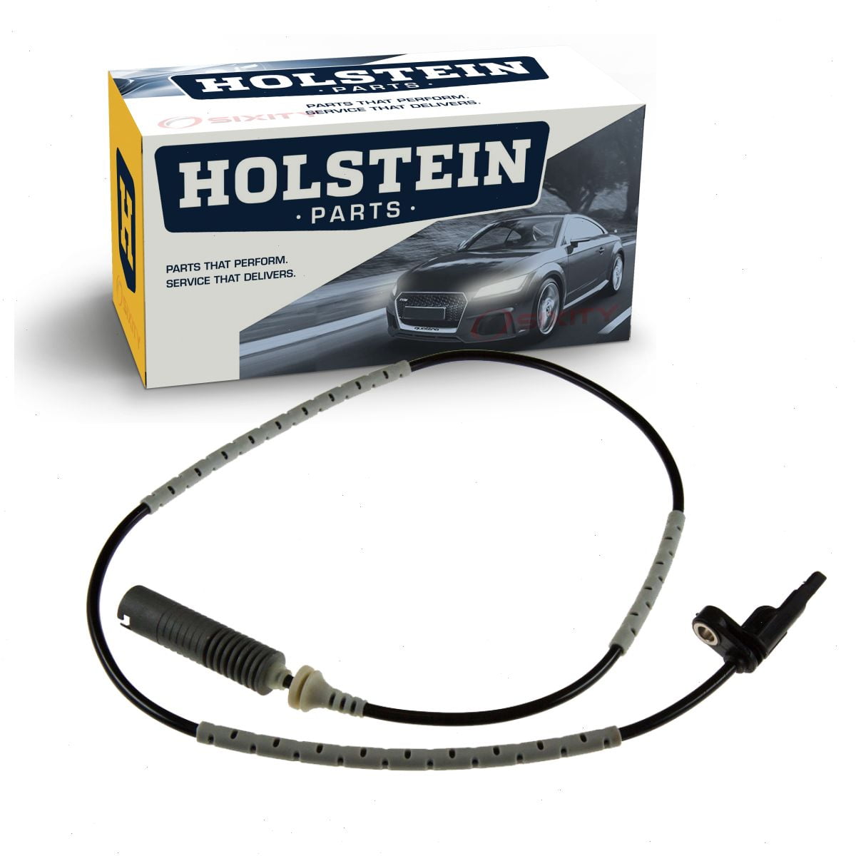 Holstein Rear Left ABS Wheel Speed Sensor compatible with BMW 335d 2009 ...