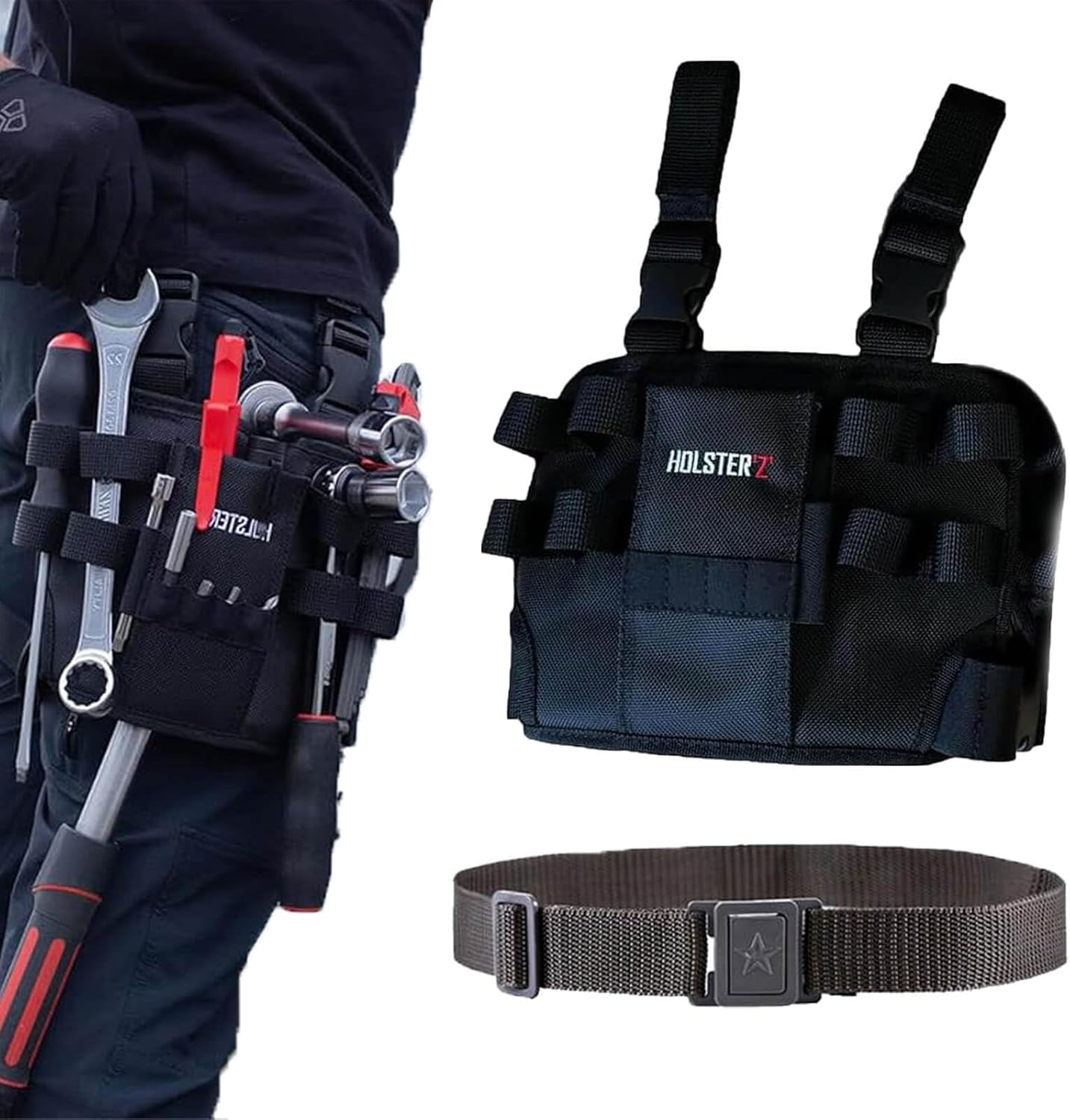 Holster Z 2.0 Tool Pouch – Multi-Tool Electrician Pouch with Leg Tools ...