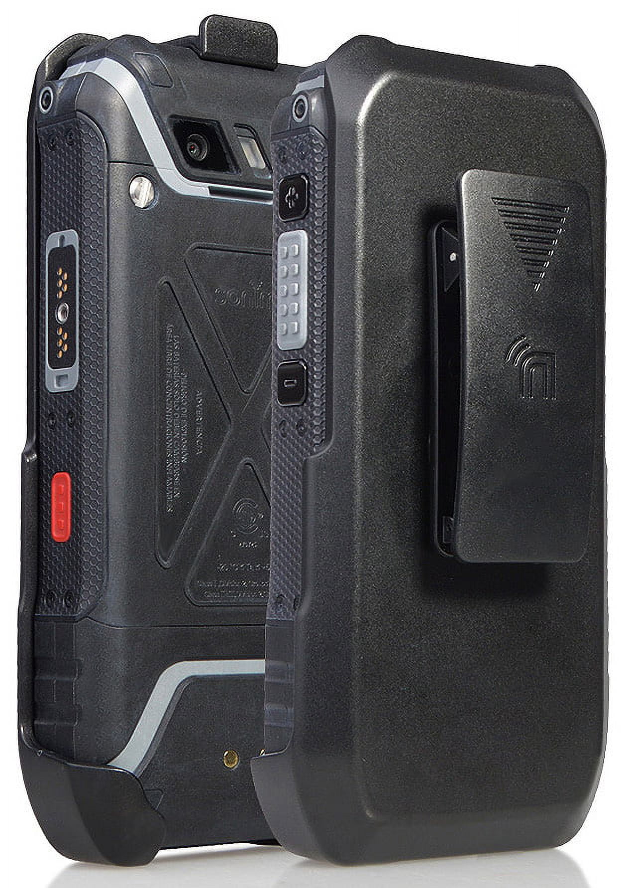 Holster for Sonim XP5s, Nakedcellphone Black [Rotating/Ratchet] Belt ...