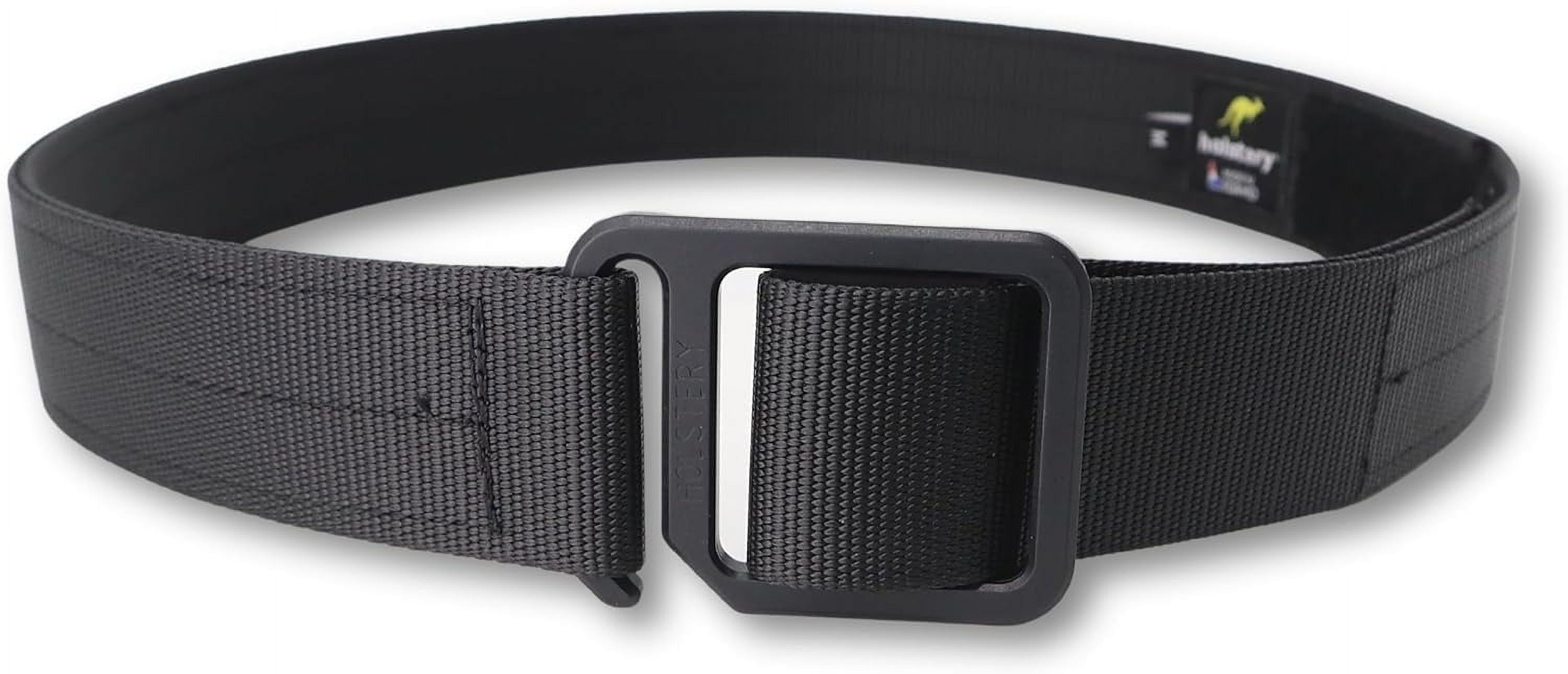 Holstery Modbelt | Modular EDC Tool Belt - 1.75 Inch Adjustable Black MIL-SPEC Nylon with Black ...