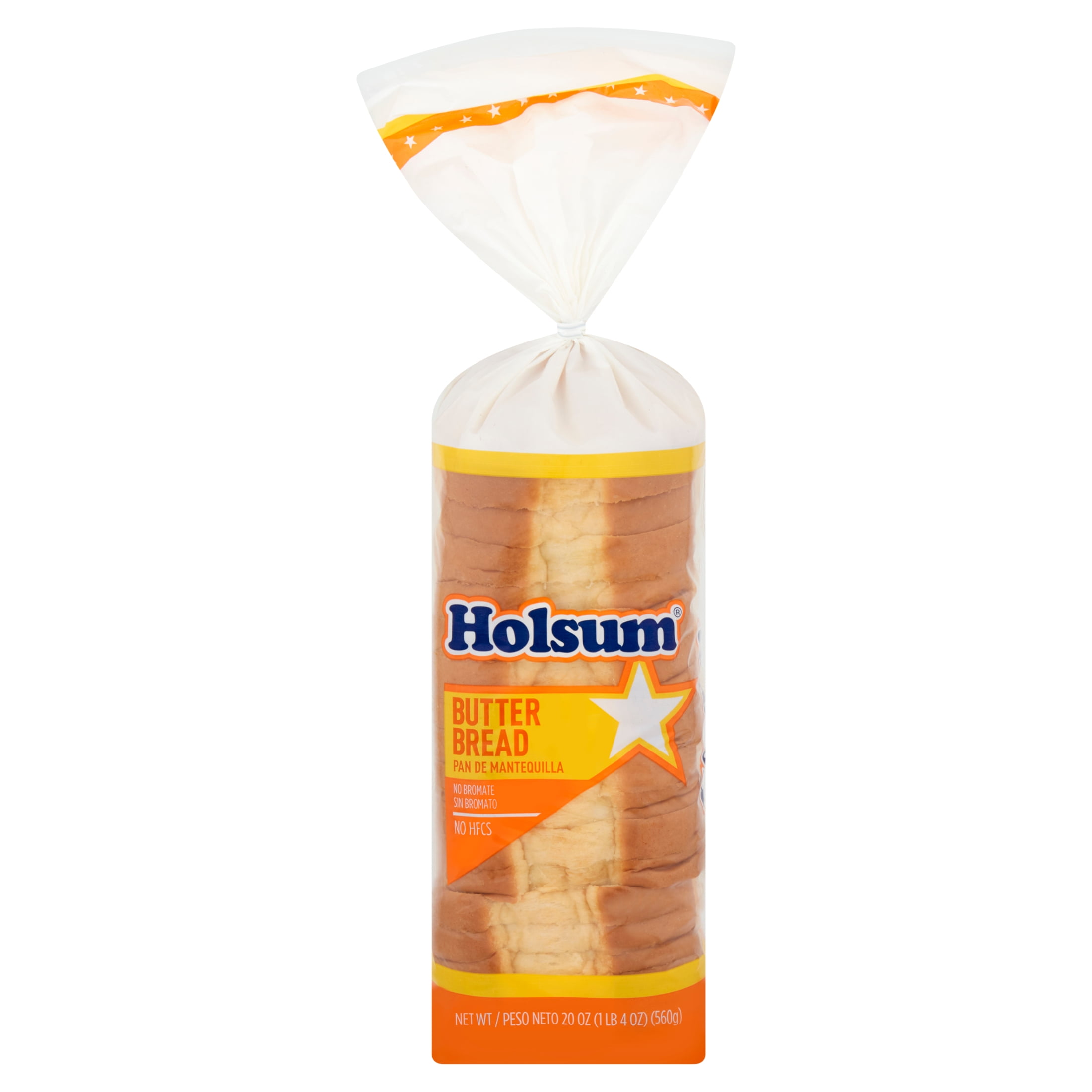 Holsum, Butter Sandwich Bread Loaf, Sliced, 20 oz, Shelf Stable ...