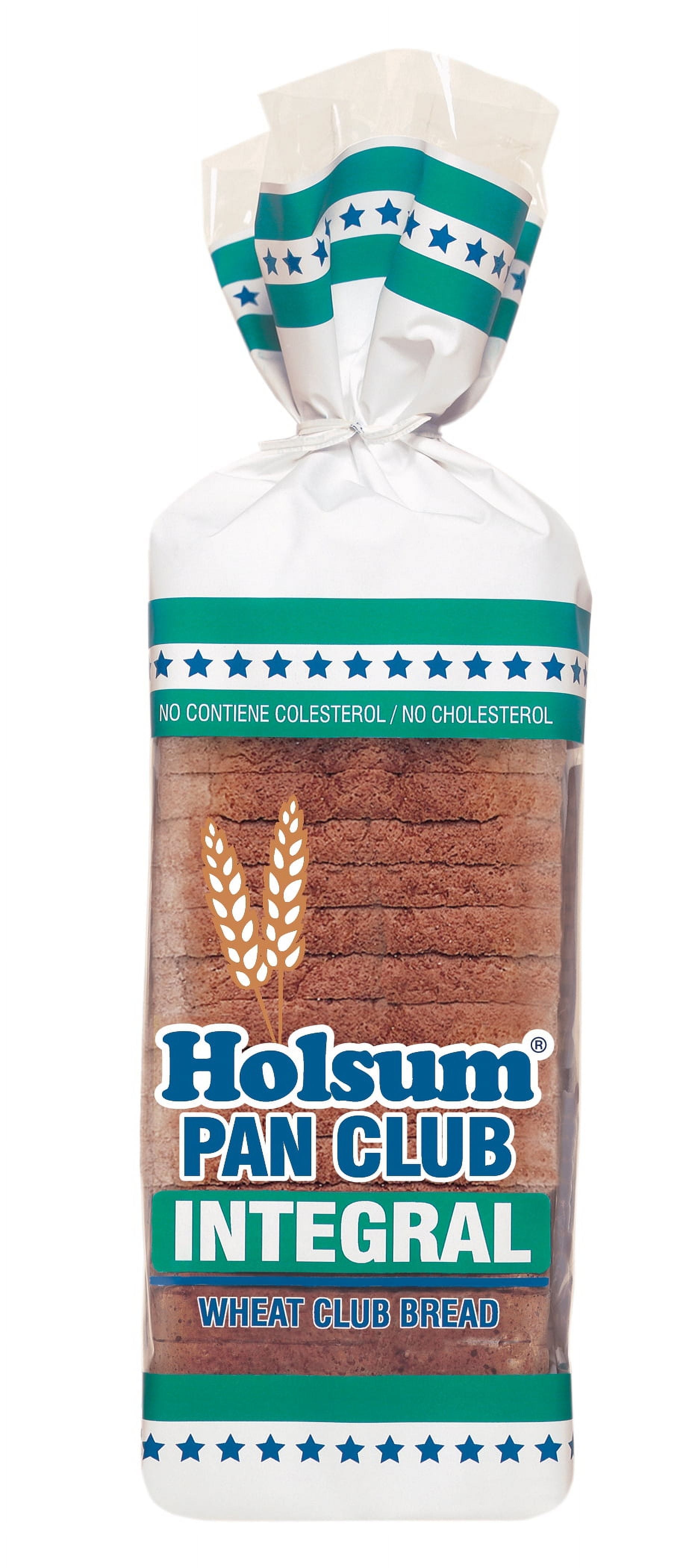 Holsum Club Bread, Whole Wheat Grain, Regular Slice, 24 Ounces ...