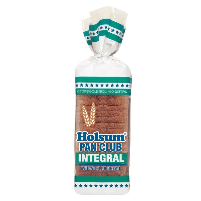 Holsum Club Bread, Whole Wheat Grain, Regular Slice, 24 Ounces ...
