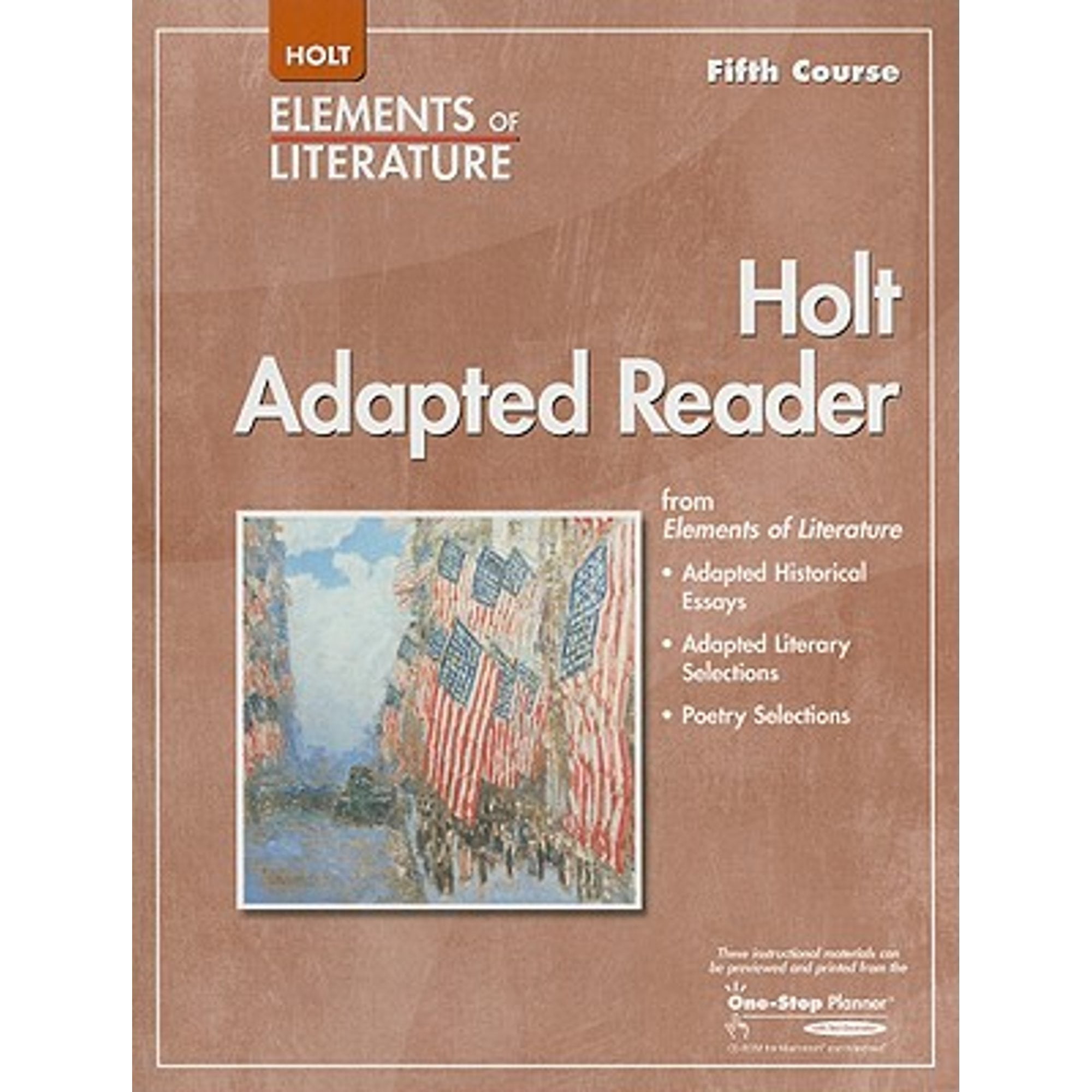 Pre-Owned Elements of Literature: Adapted Reader Grade 11 Fifth Course ...