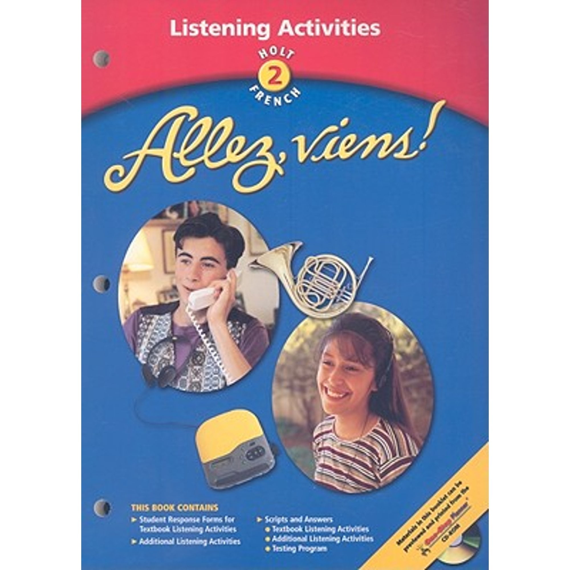Holt Allez, viens!: Listening Activity Level 2 - Walmart.com