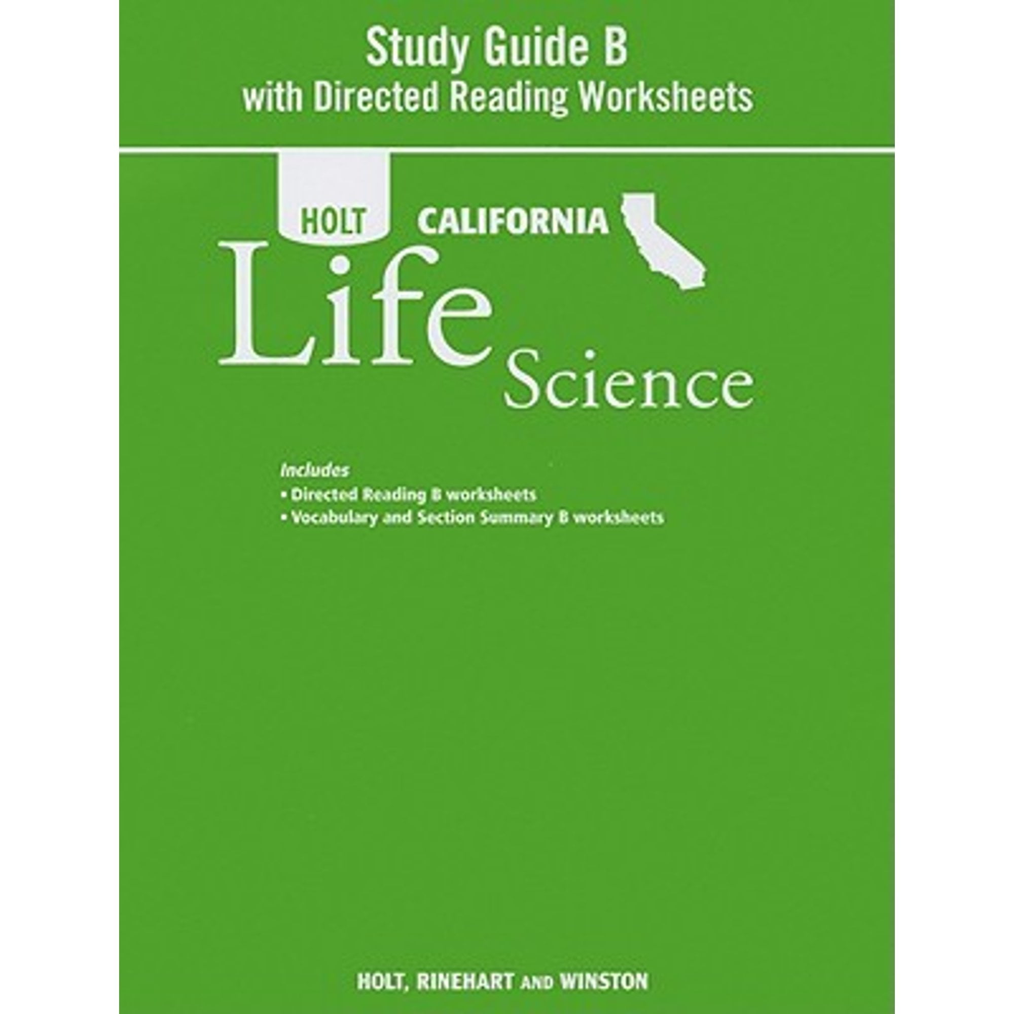 Holt Biology Worksheets Holt Biology New York: The Living Environment,