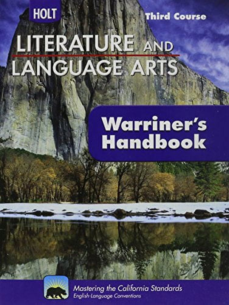 Pre-Owned Holt Literature & Language Arts Warriner's Handbook: Student ...