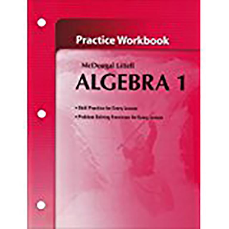 Holt McDougal Larson Algebra 1 : Practice Workbook - Walmart.com