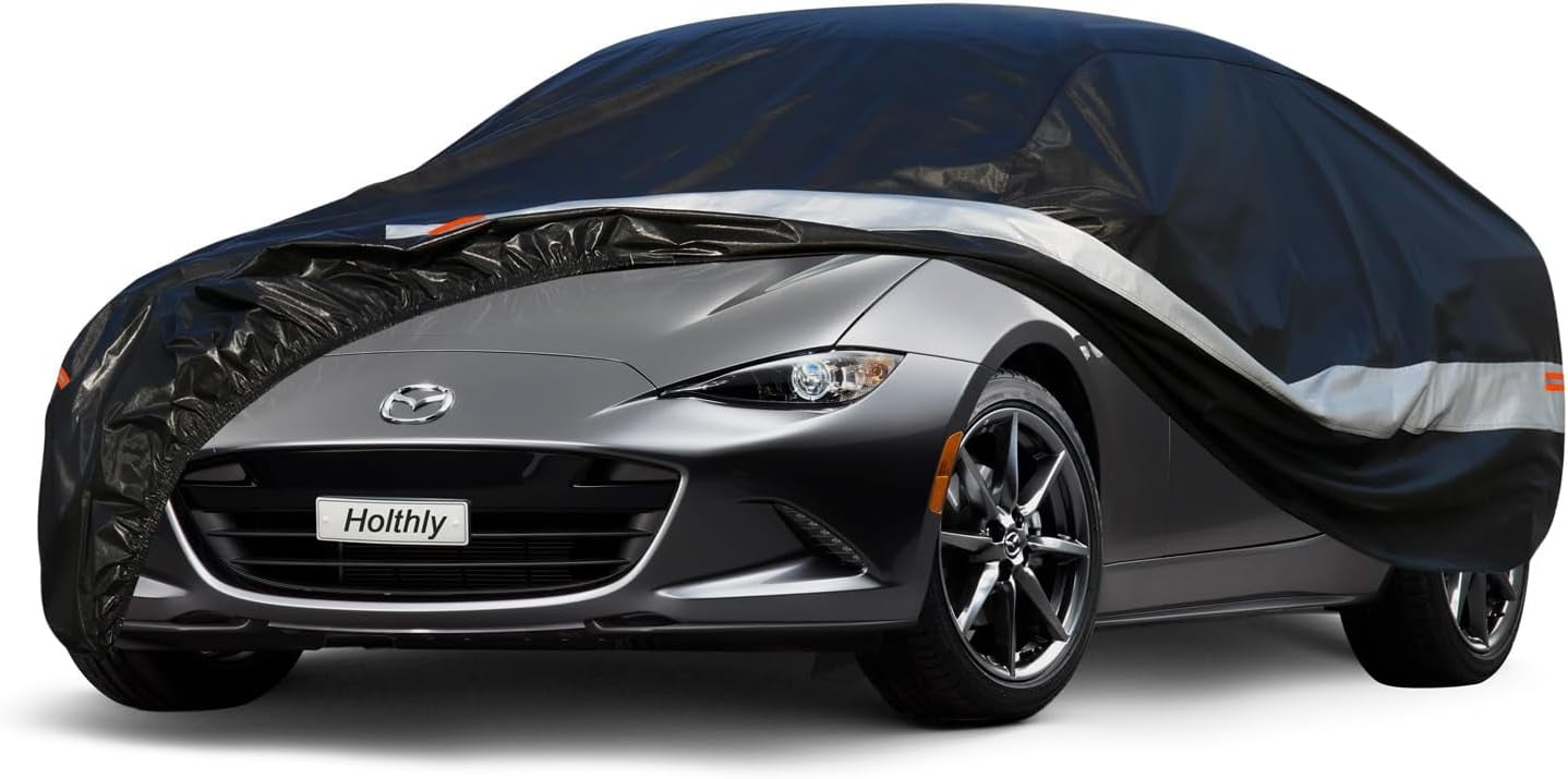 Holthly Car Cover Waterproof All Weather for Automobiles,Size A1 Saden ...