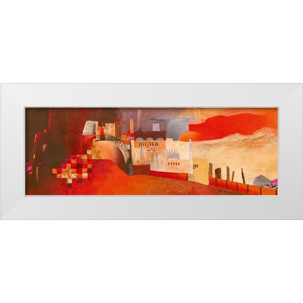 Holtkamp, Margreet 24x11 White Modern Wood Framed Museum Art Print ...