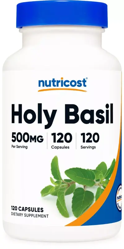 Holy Basil 120 Vegetarian Capsules