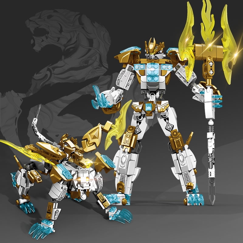 Holy Beast Transformation Xuanwu Mech Model Building Blocks Children's ...