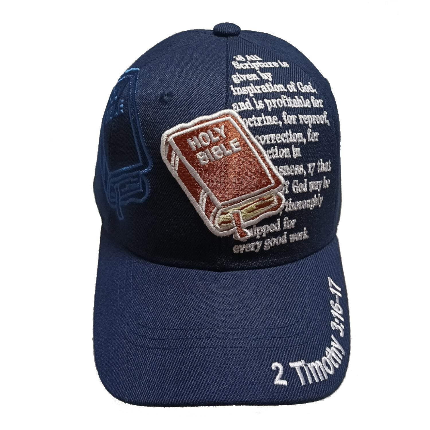 Holy Bible Christian Baseball Hat Cap (Navy Blue) - Walmart.com