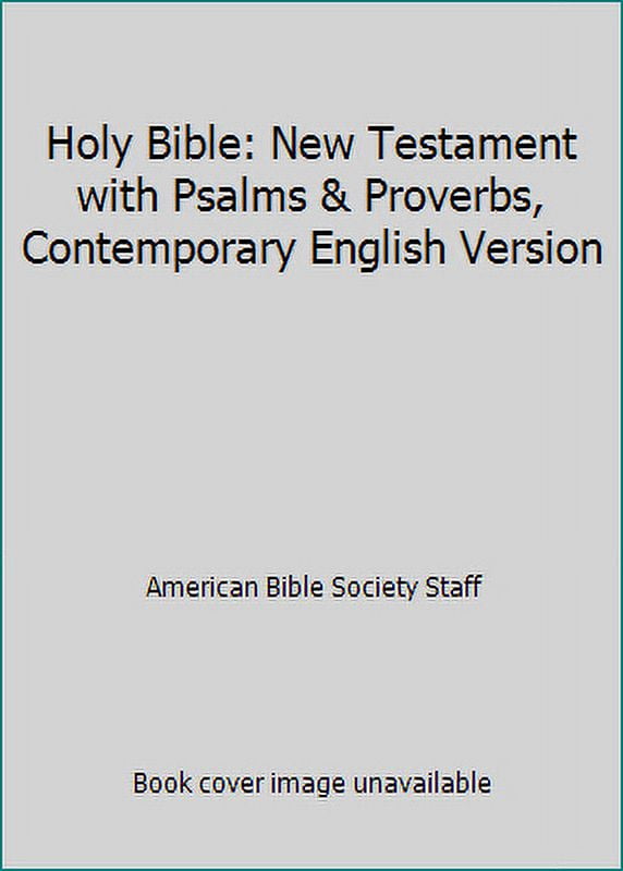 Pre-Owned Holy Bible: New Testament with Psalms & Proverbs ...
