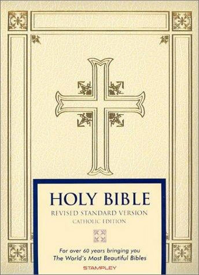 Holy Bible : Revised Standard Version, Catholic Edition, Ivory ...